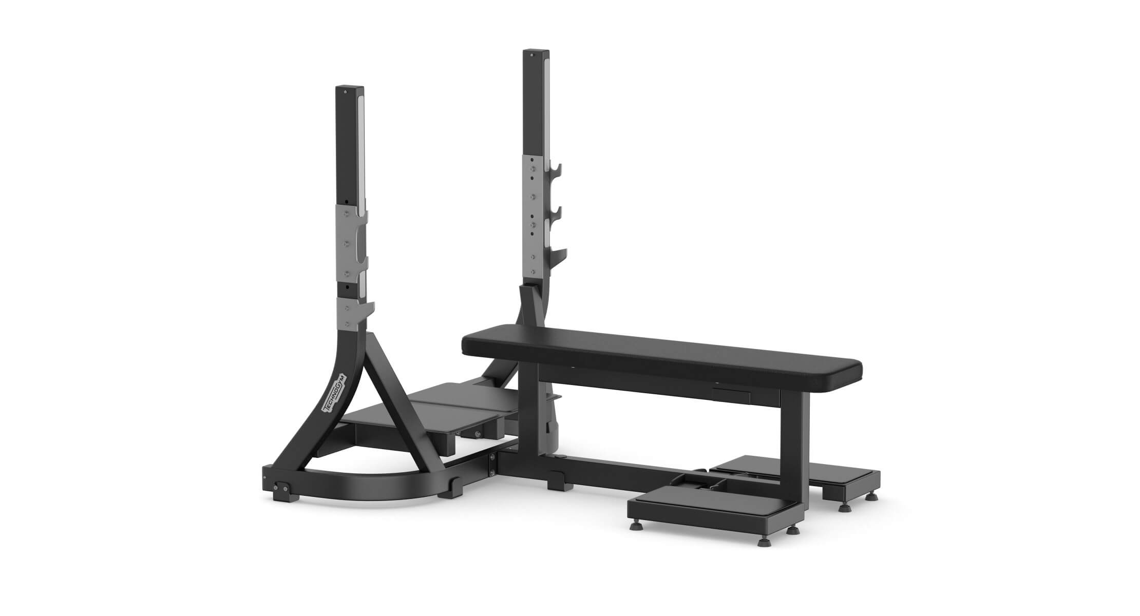 Pure Olympic Flat Bench - 3D Model by frezzy