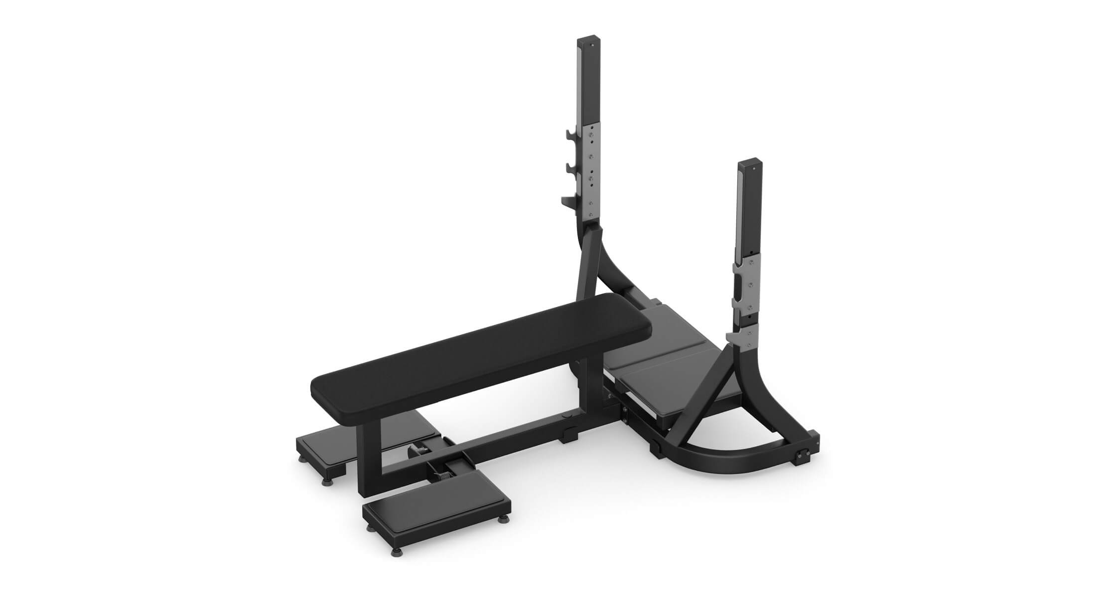 Pure Olympic Flat Bench - 3D Model by frezzy