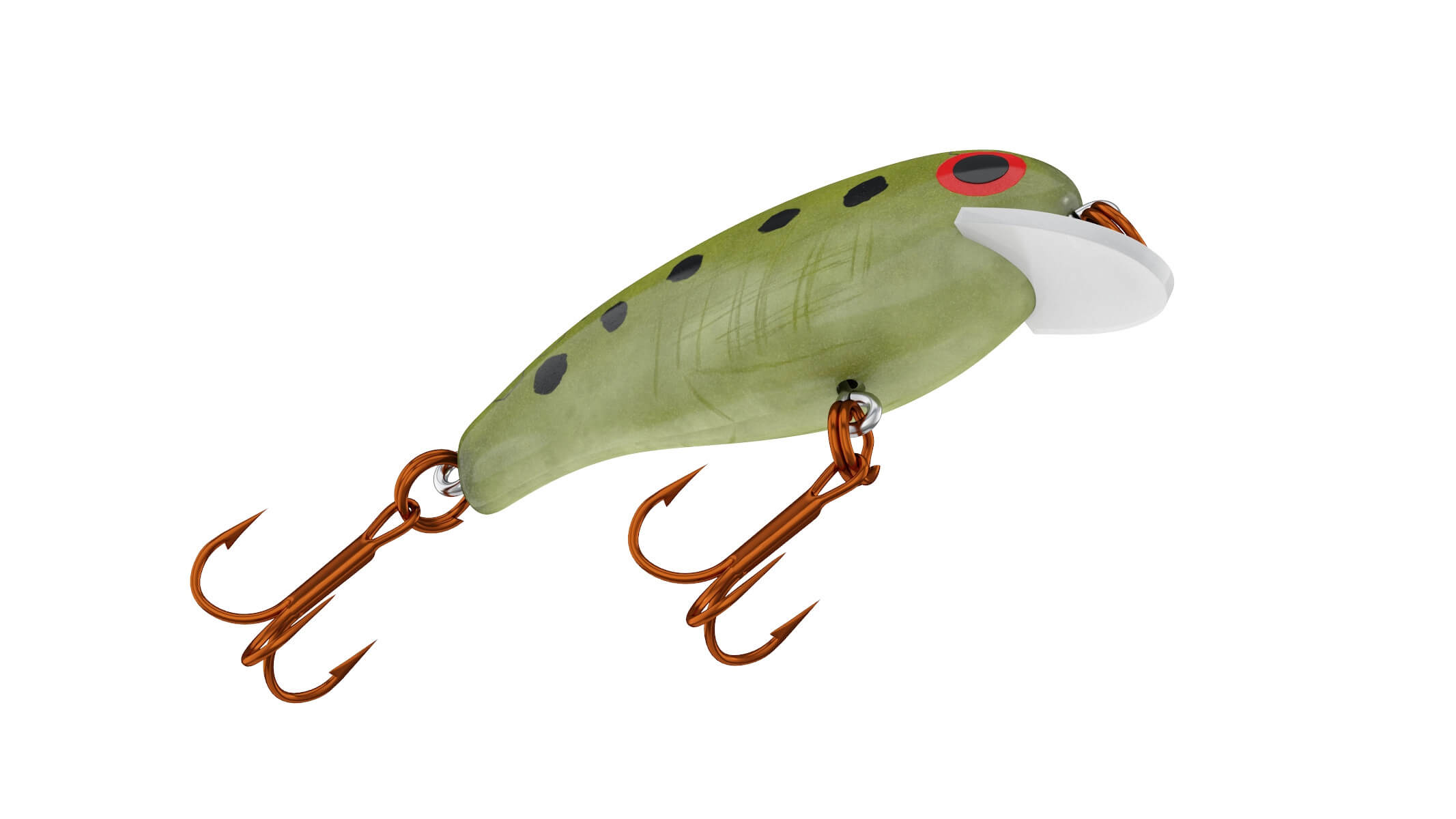 Rebel Super Teeny Wee-R Lure 3D Model by frezzy