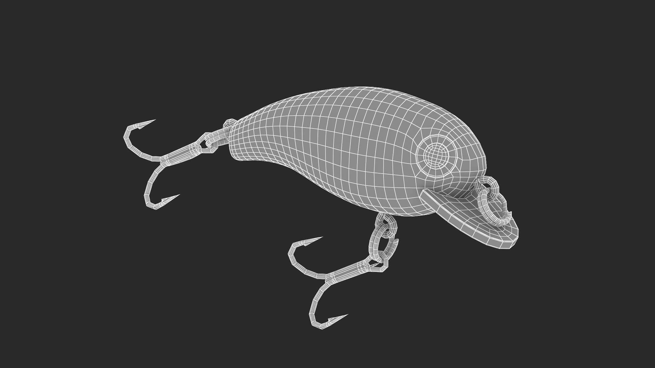 Rebel Super Teeny Wee-R Lure 3D Model by frezzy