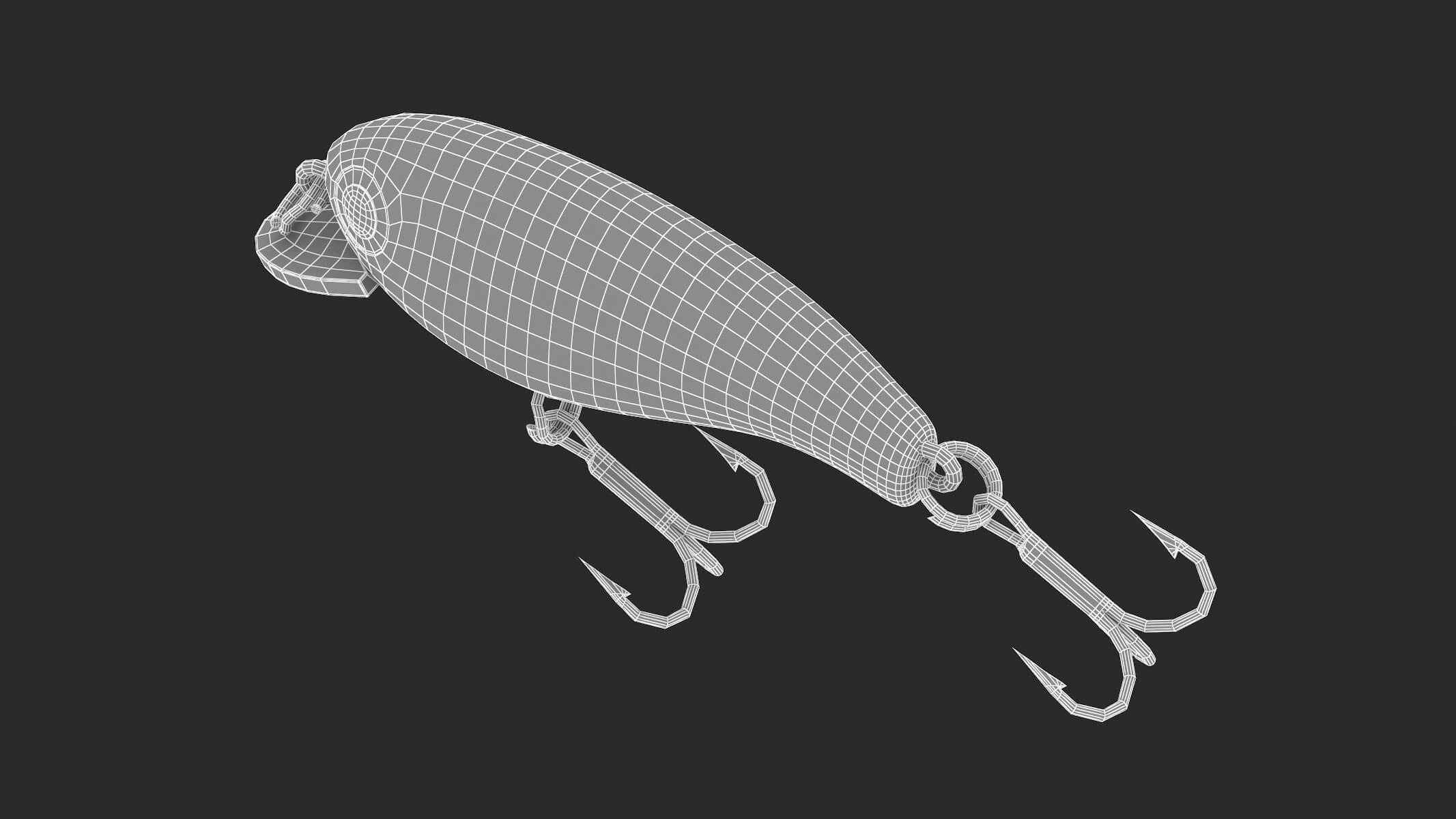 Rebel Super Teeny Wee-R Lure 3D Model by frezzy