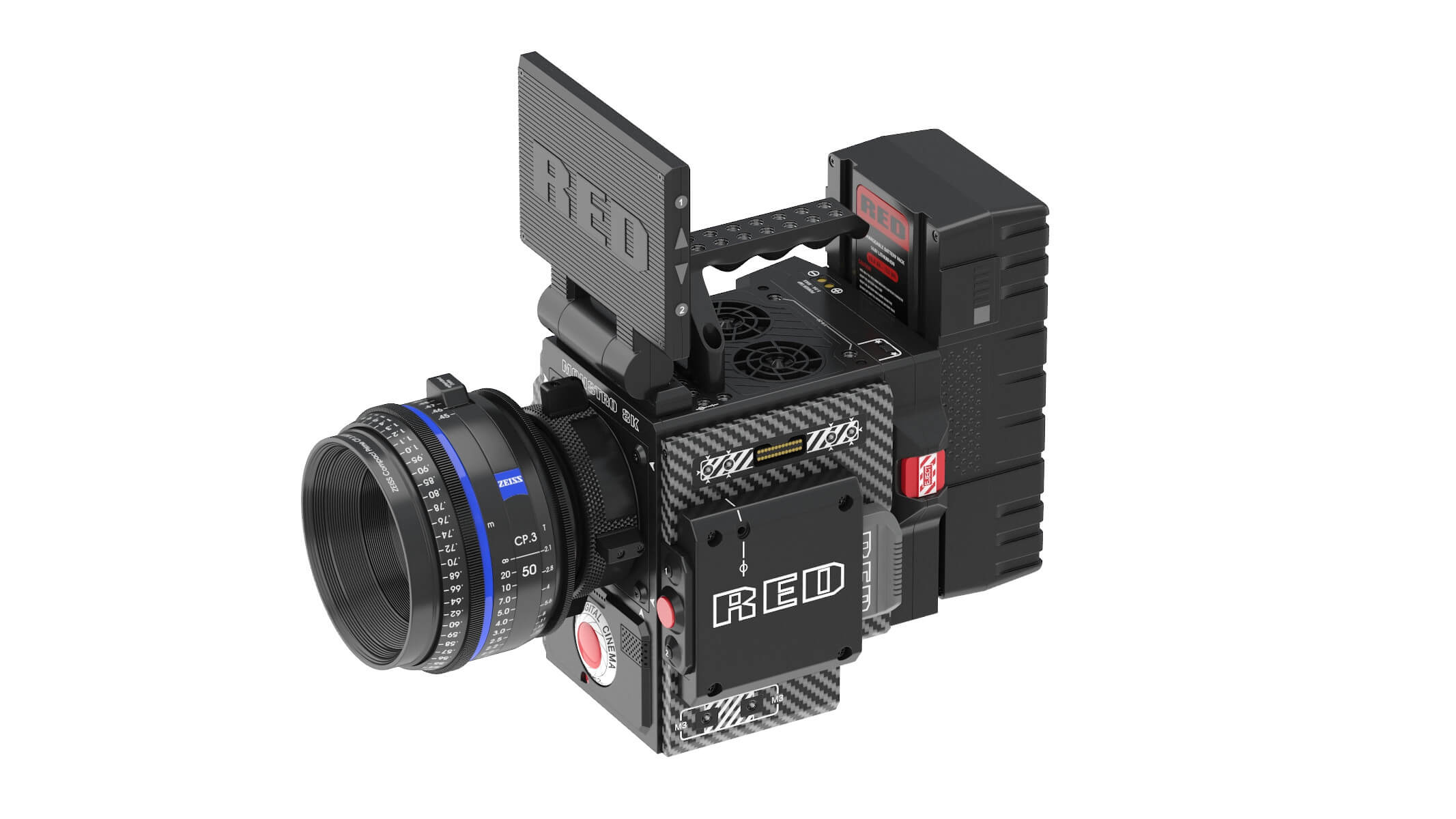 RED Weapon Monstro Cinema Camera - 3D Model by frezzy