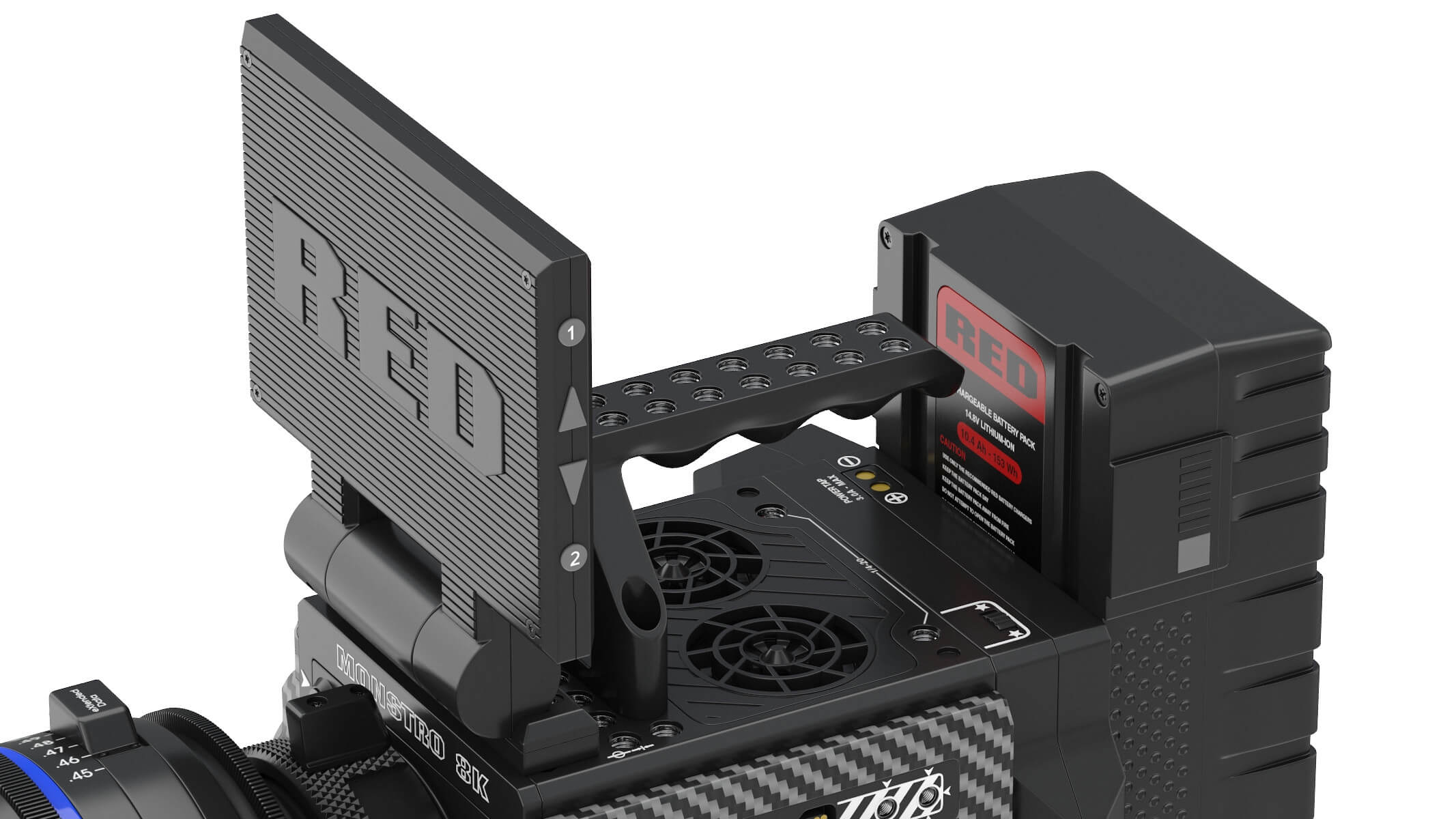 RED Weapon Monstro Cinema Camera - 3D Model by frezzy