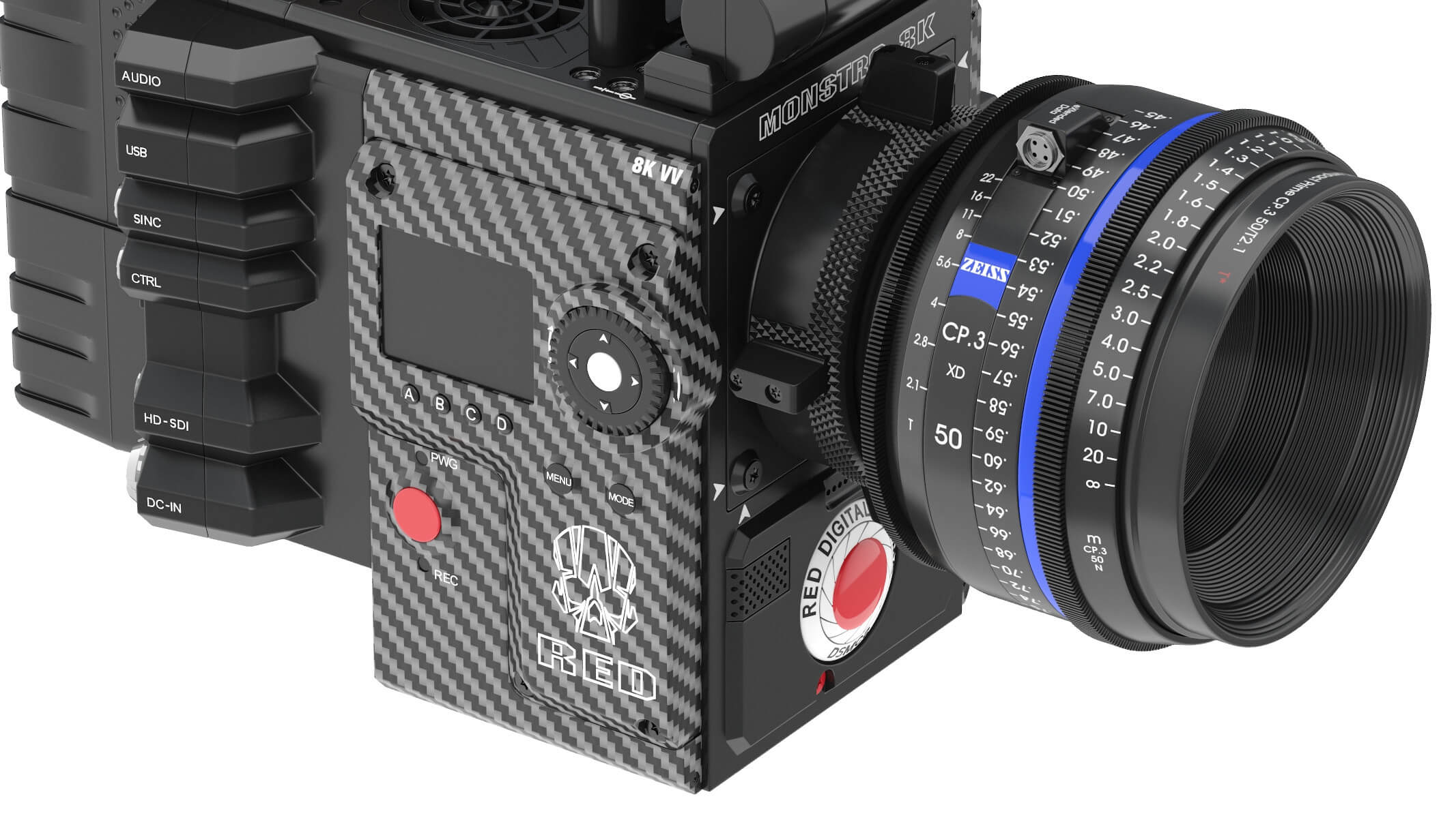 RED Weapon Monstro Cinema Camera - 3D Model by frezzy