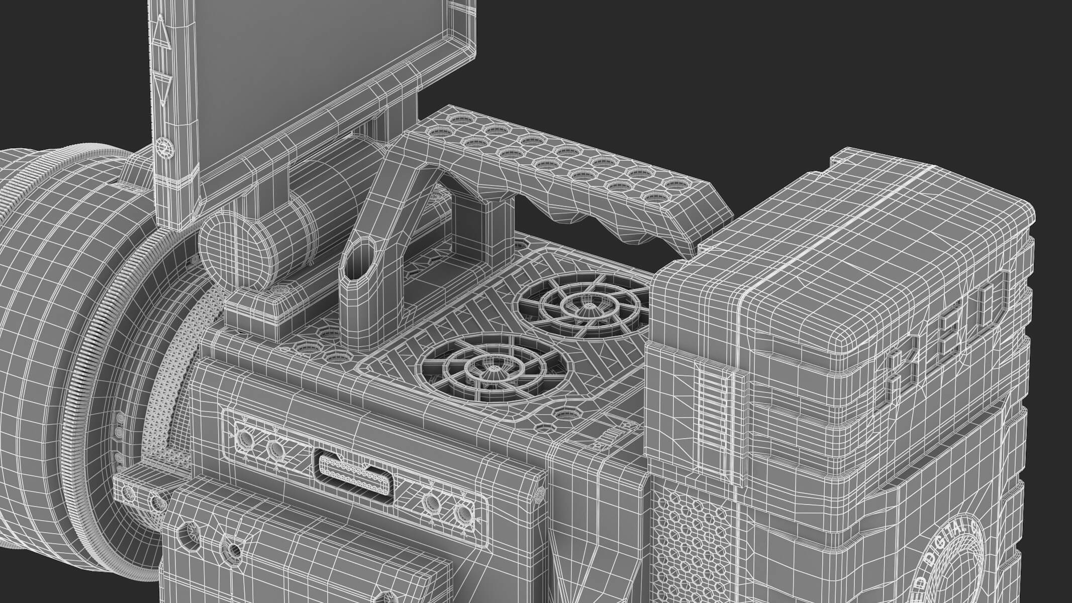 RED Weapon Monstro Cinema Camera - 3D Model by frezzy