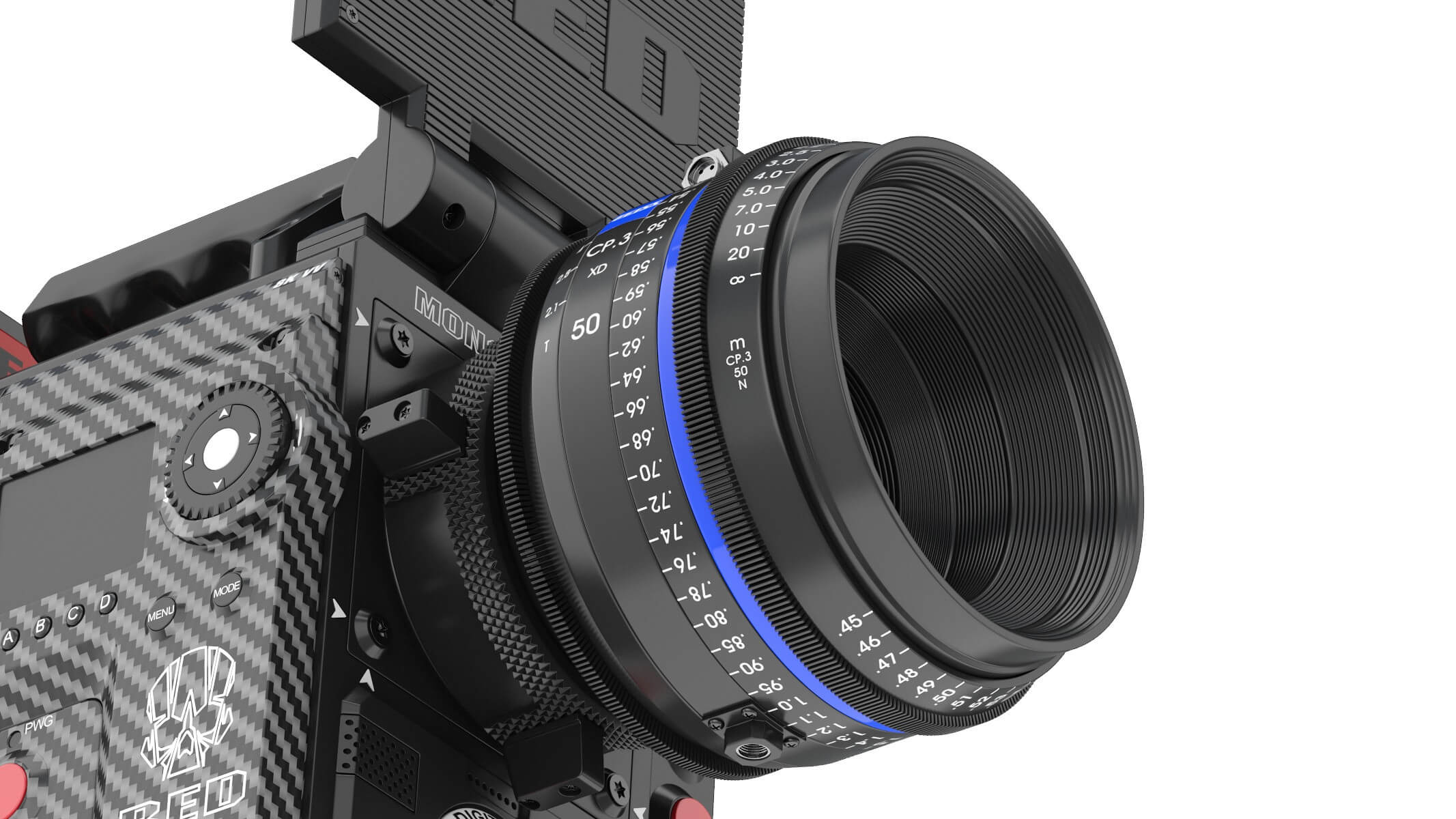 RED Weapon Monstro Cinema Camera - 3D Model by frezzy