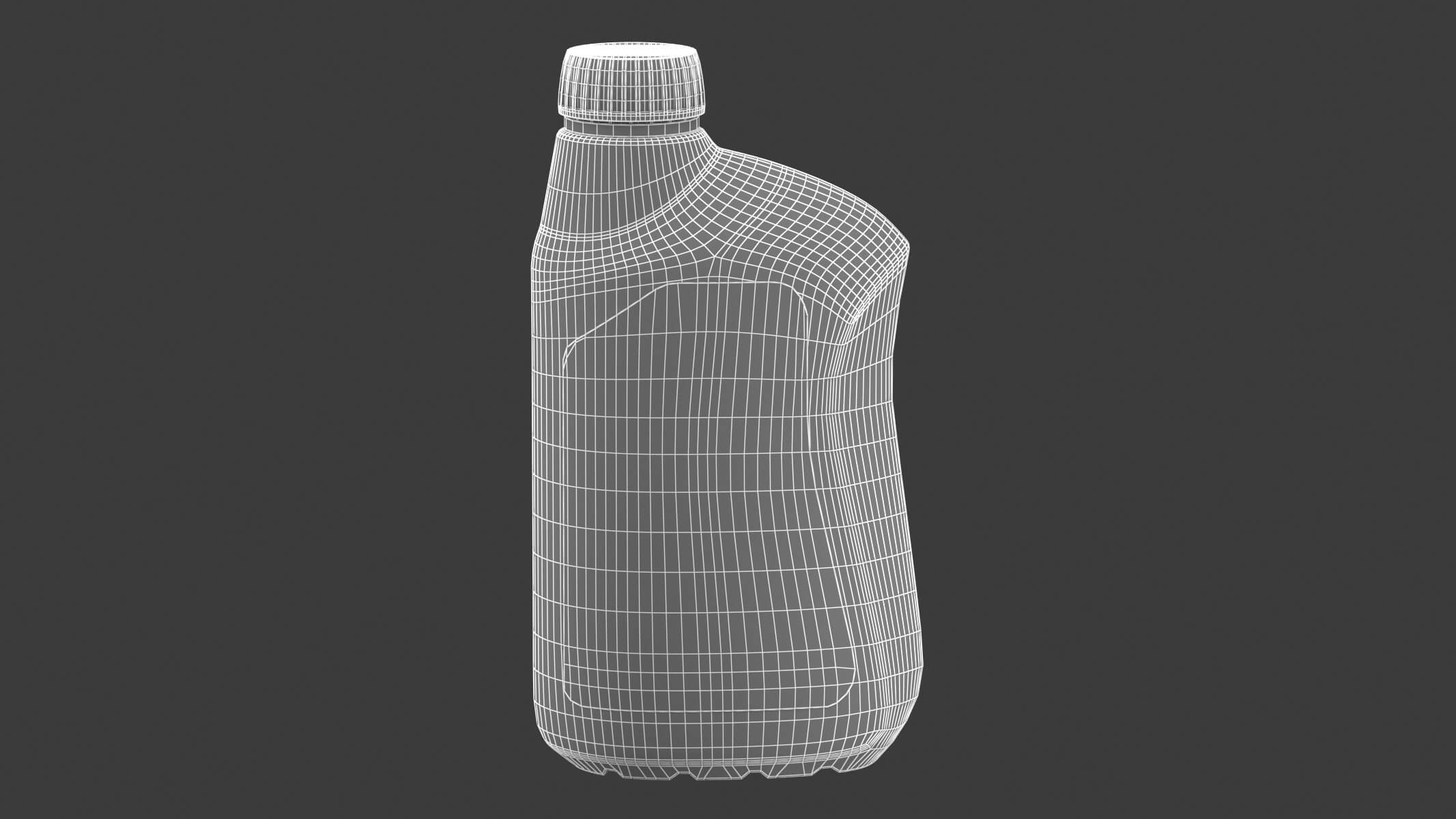 Repsol Moto Scooter 4T 5W-40 Engine Oil 3D Model by frezzy