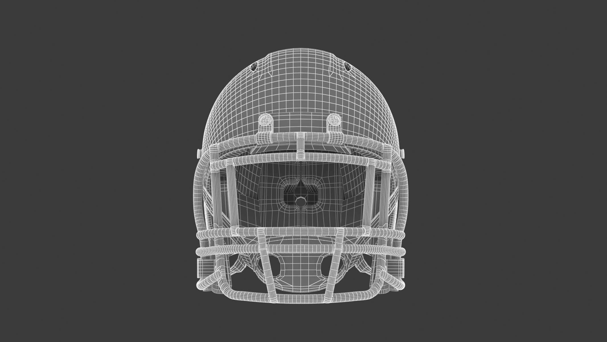 Riddell Revolution Adult Large Football Helmet - 3D Model by frezzy