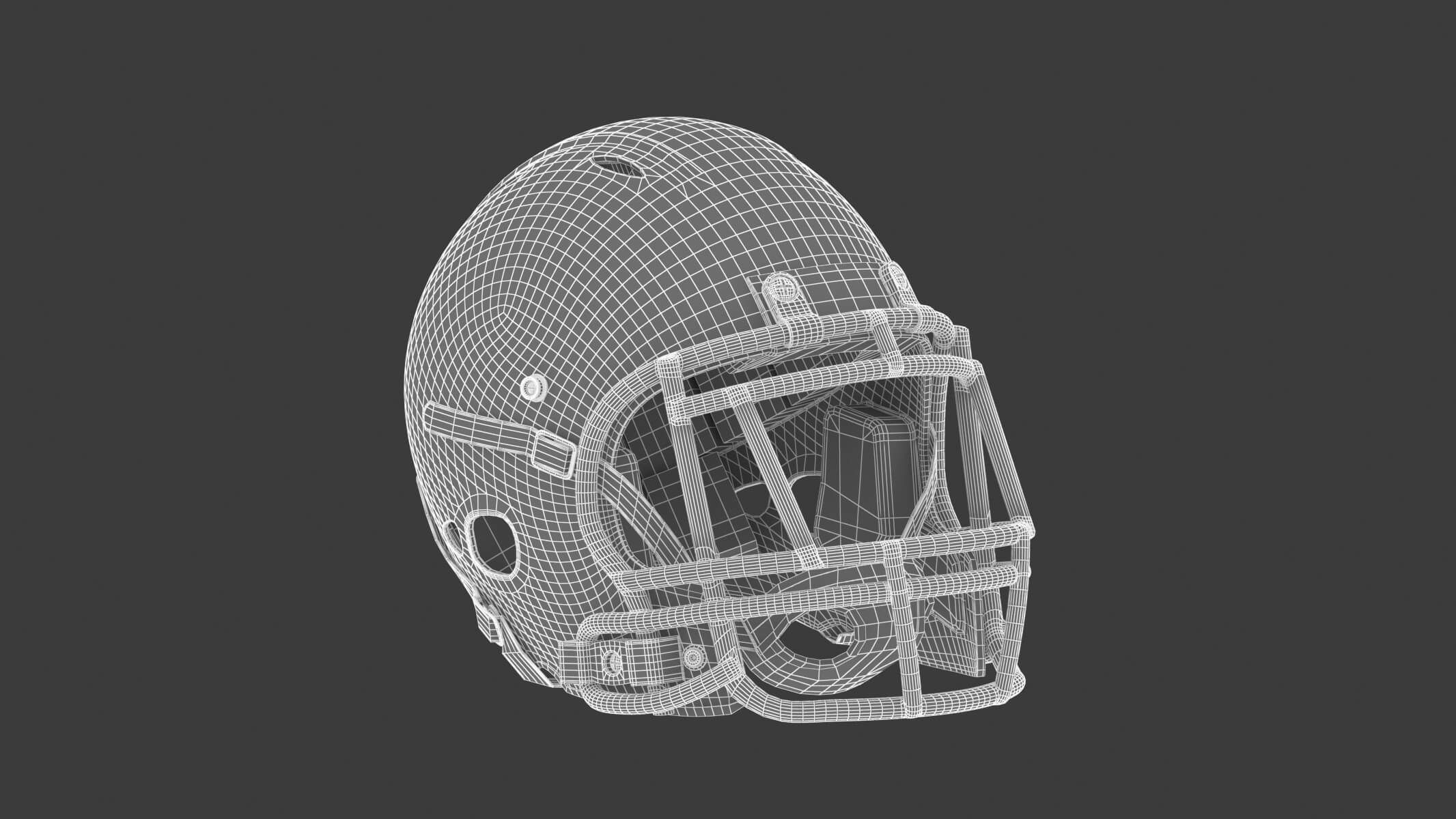 Riddell Revolution Adult Large Football Helmet - 3D Model by frezzy