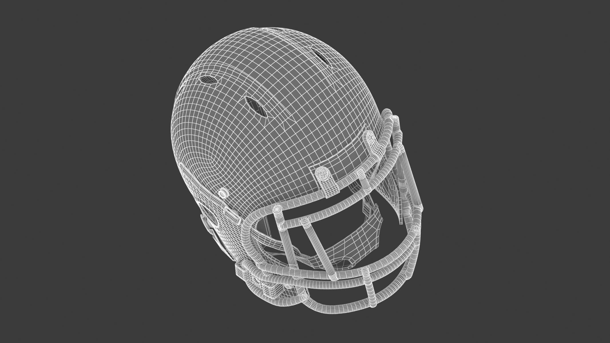 Riddell Revolution Adult Large Football Helmet - 3D Model by frezzy
