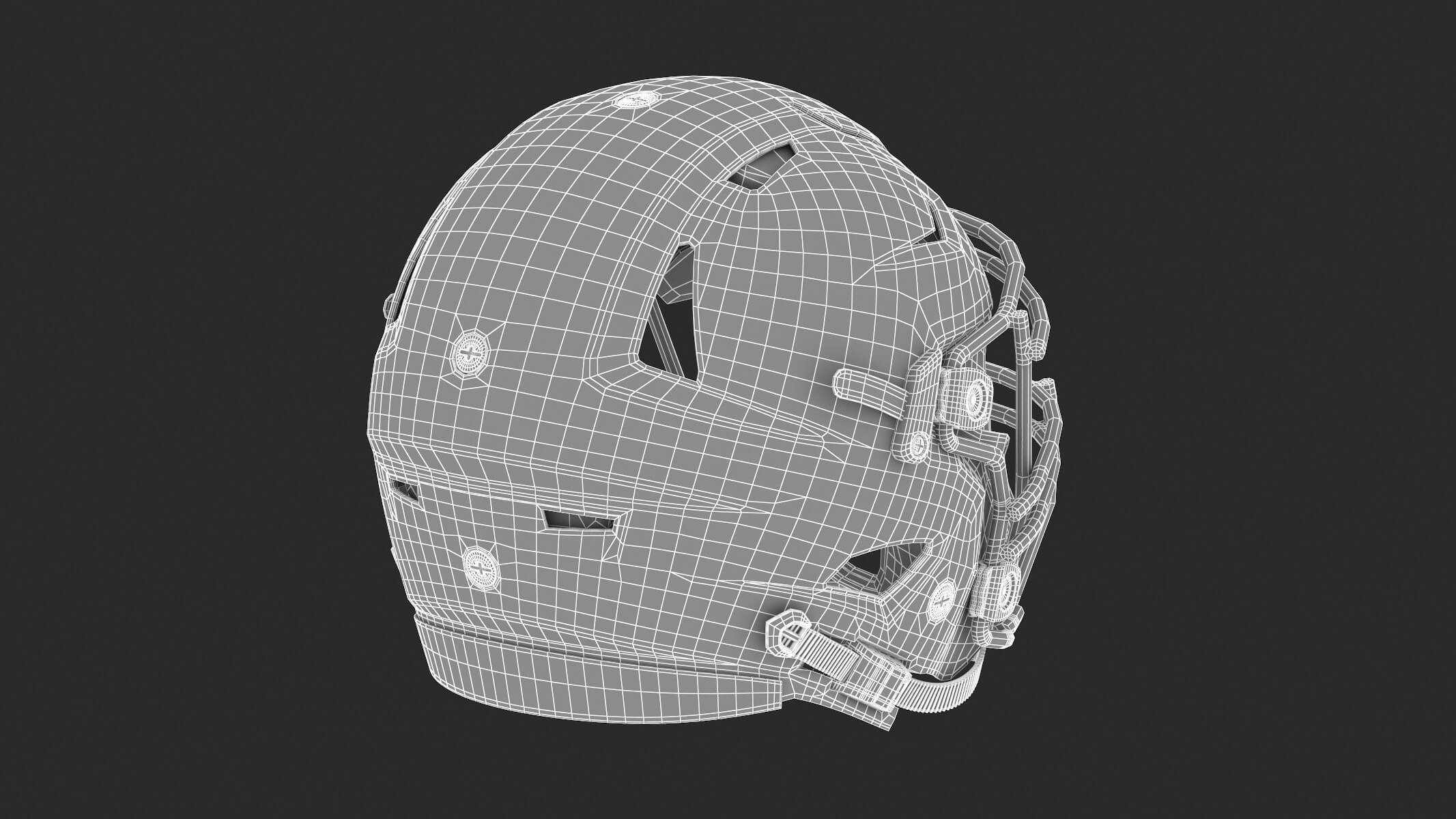 Riddell SpeedFlex Adult Football Helmet With Facemask - 3D Model by frezzy