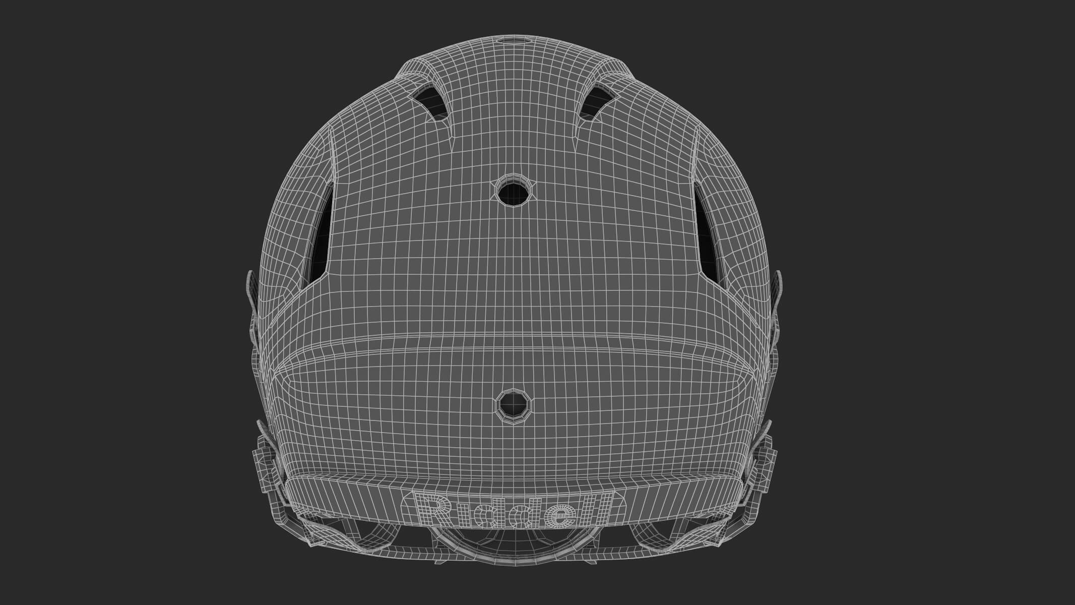 Riddell Victor Youth Helmet - 3D Model by frezzy