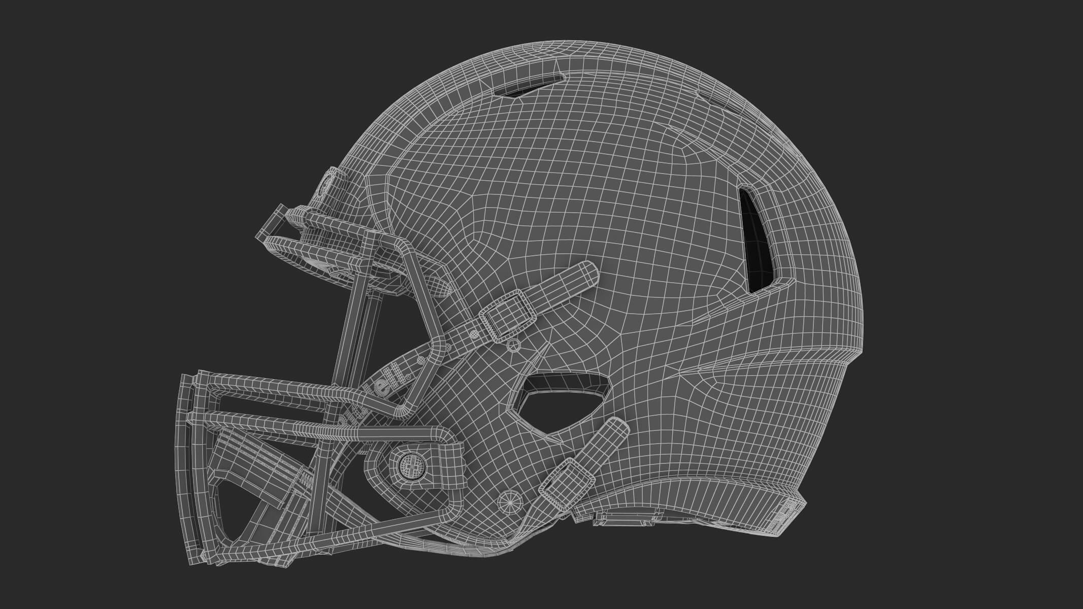 Riddell Victor Youth Helmet - 3D Model by frezzy