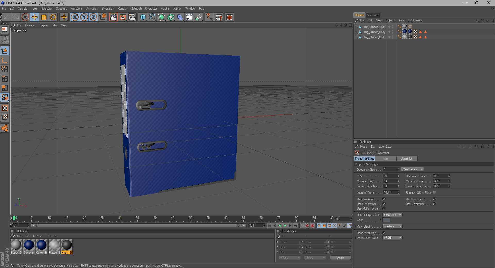 Ring Binder - 3D Model by frezzy