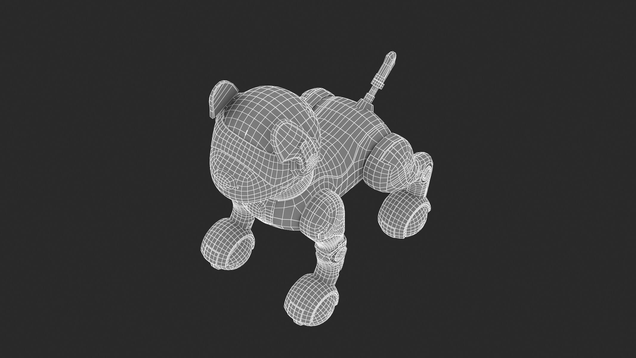 Robot Dog - 3D Model by frezzy