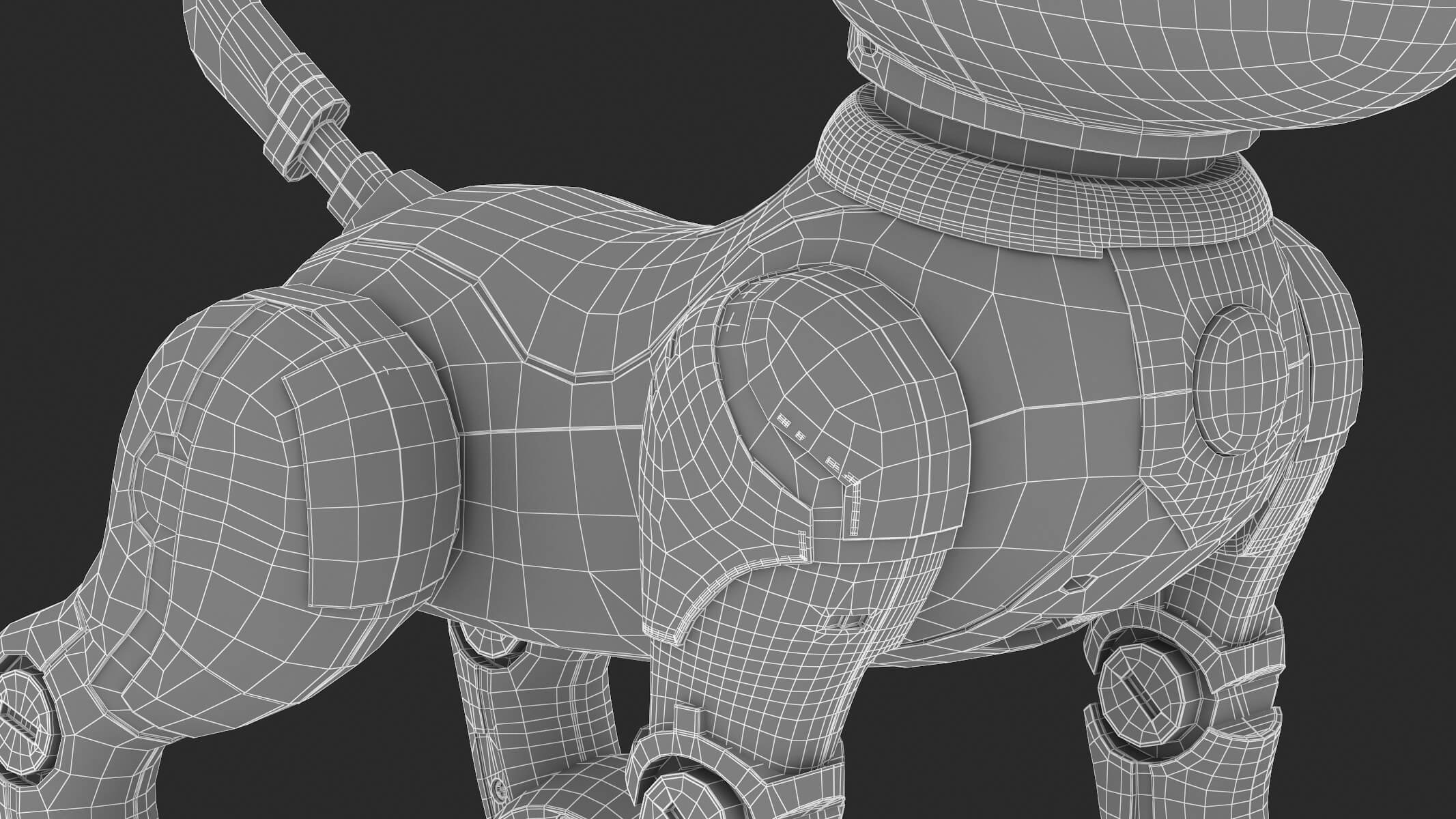 Robot Dog - 3D Model by frezzy