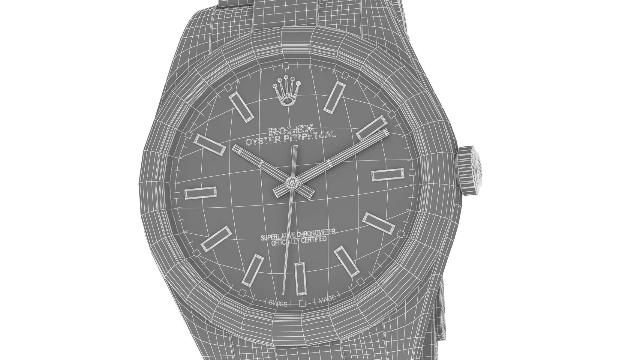 Rolex Oyster Perpetual - 3D Model by frezzy