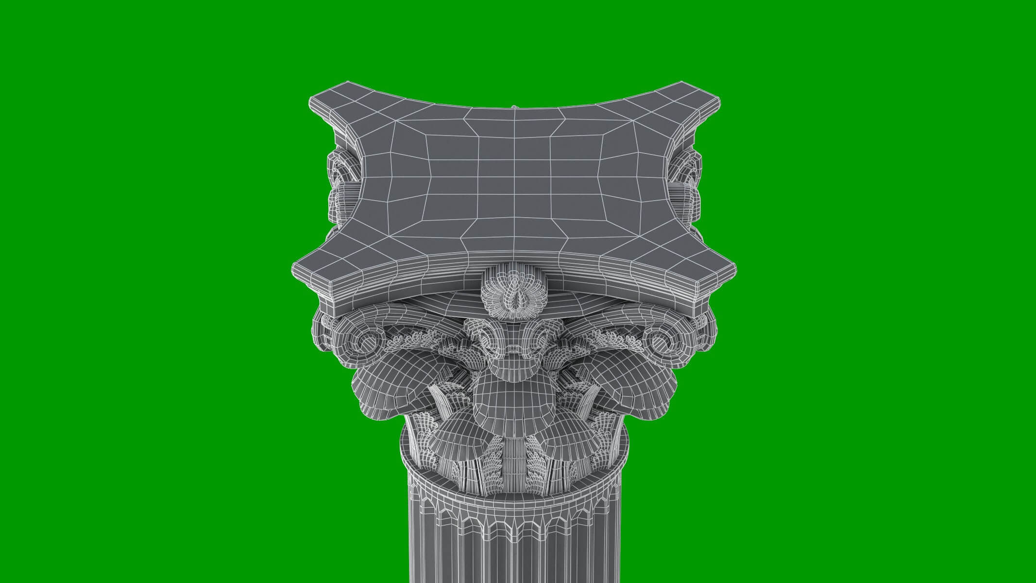 Roman Corinthian - 3D Model by frezzy