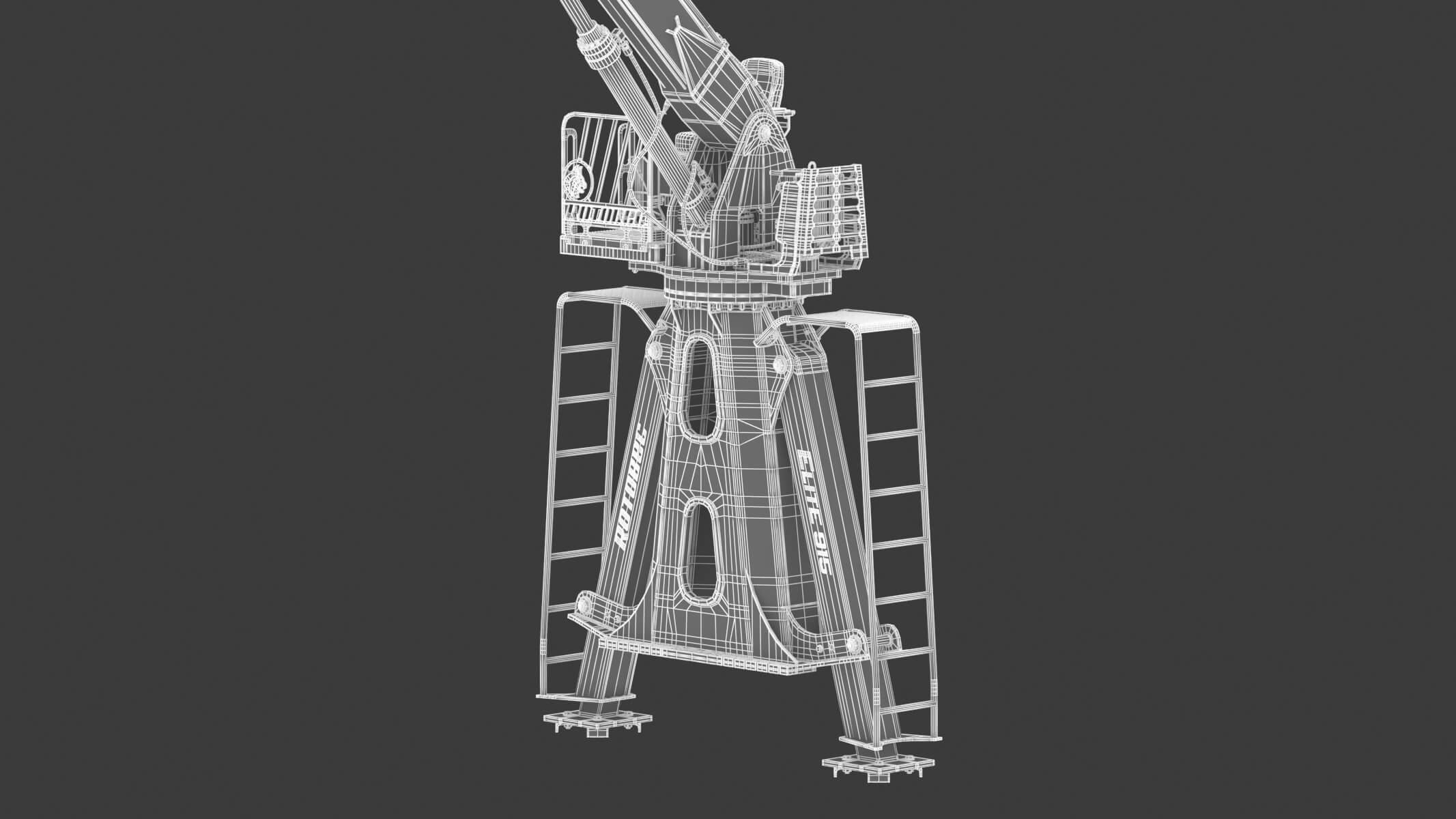 Rotobec Elite 915 Grapple Loader 01 - 3D Model by frezzy