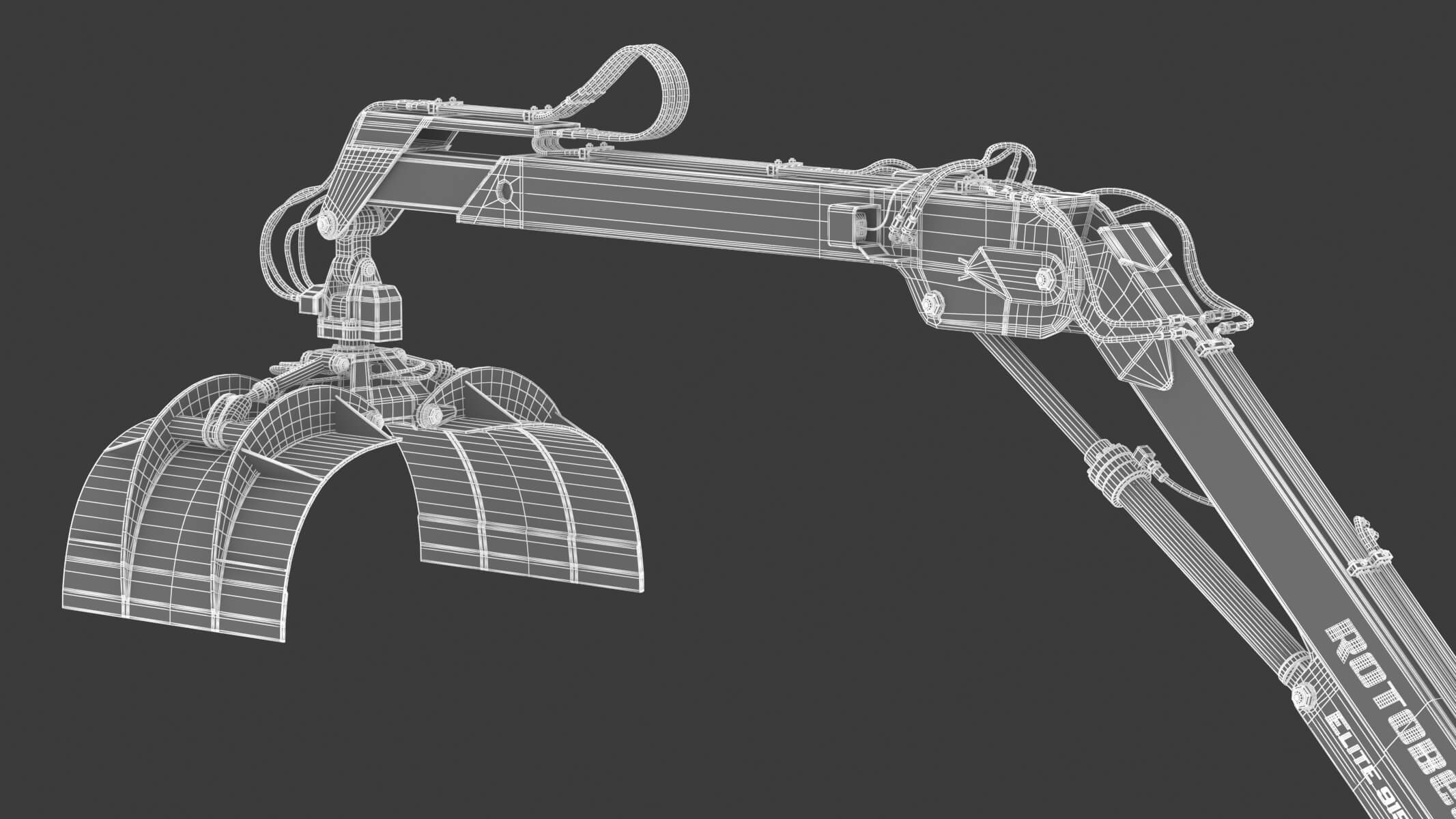 Rotobec Elite 915 Grapple Loader 01 - 3D Model by frezzy