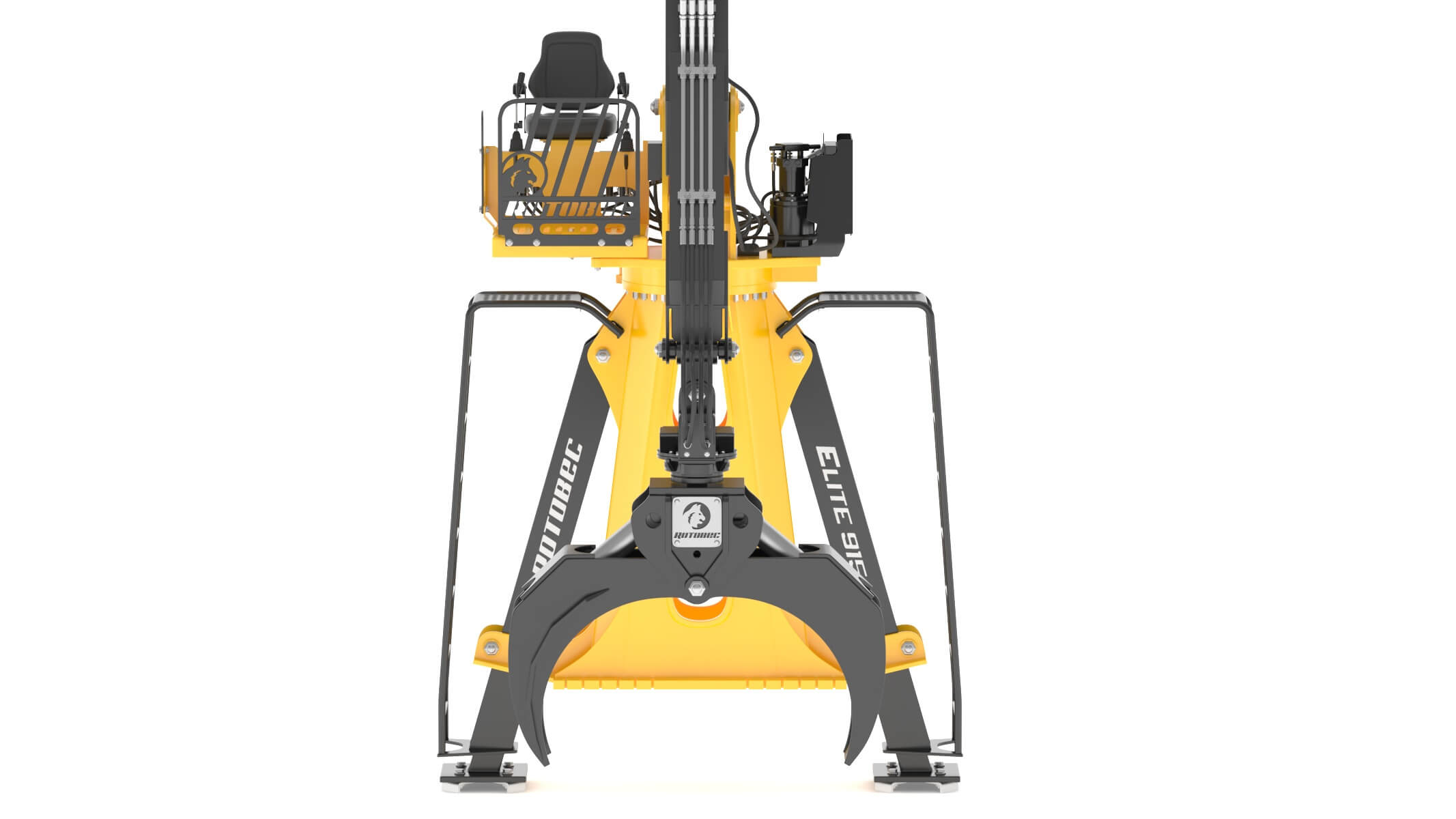 Rotobec Elite 915 Grapple Loader 02 - 3D Model by frezzy