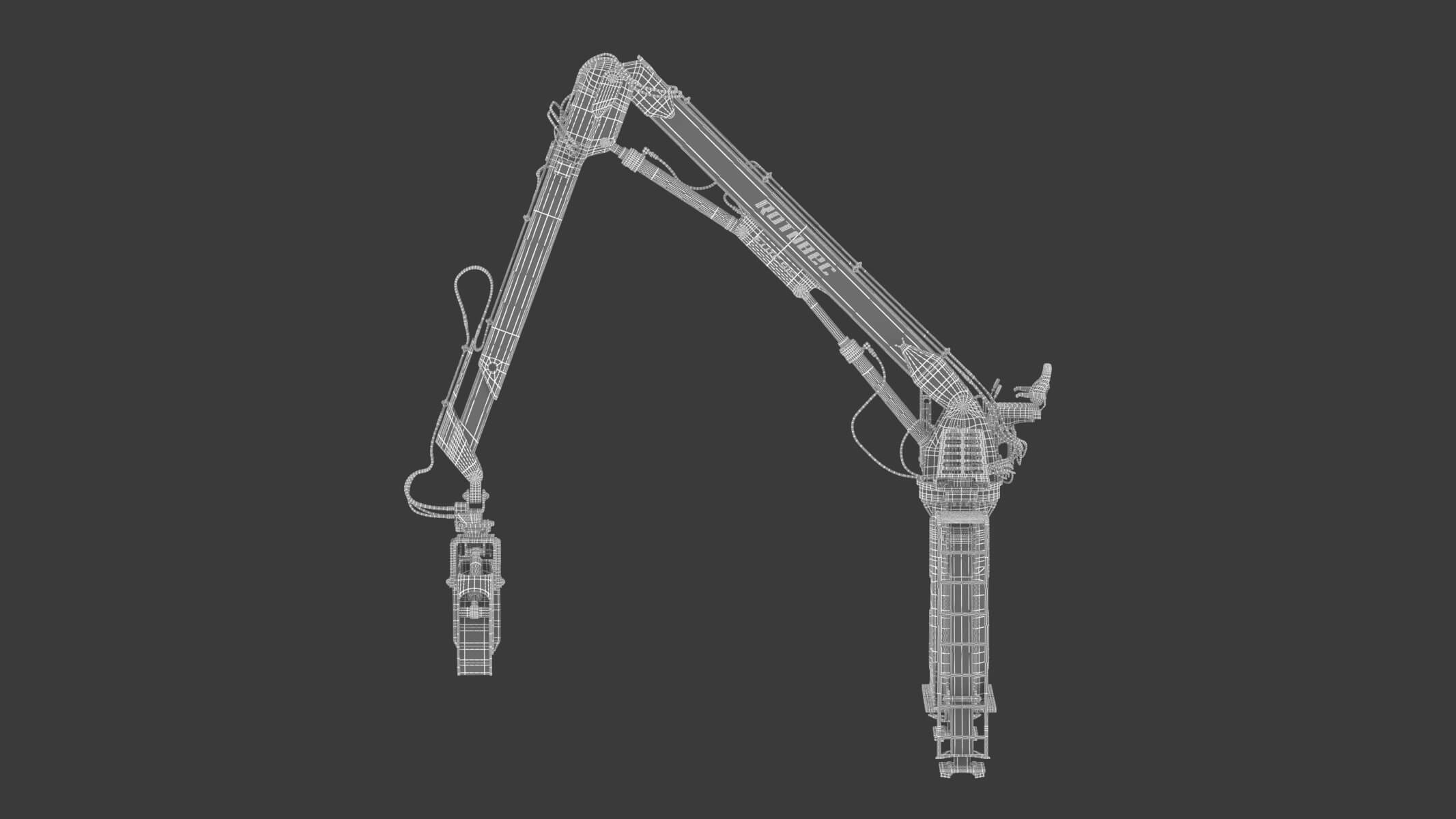 Rotobec Elite 915 Grapple Loader 02 - 3D Model by frezzy