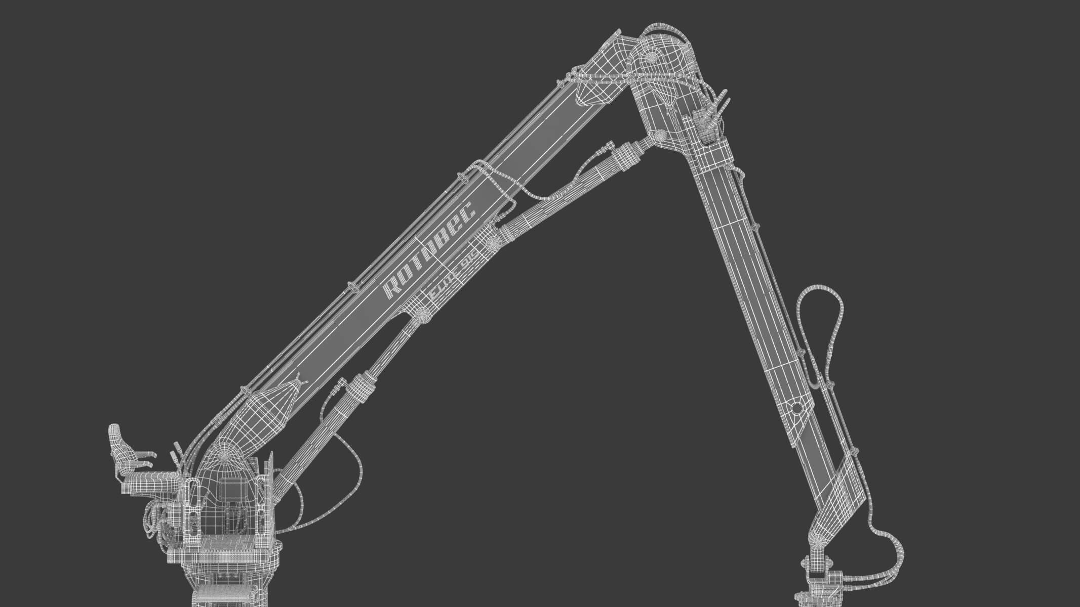 Rotobec Elite 915 Grapple Loader 02 - 3D Model by frezzy