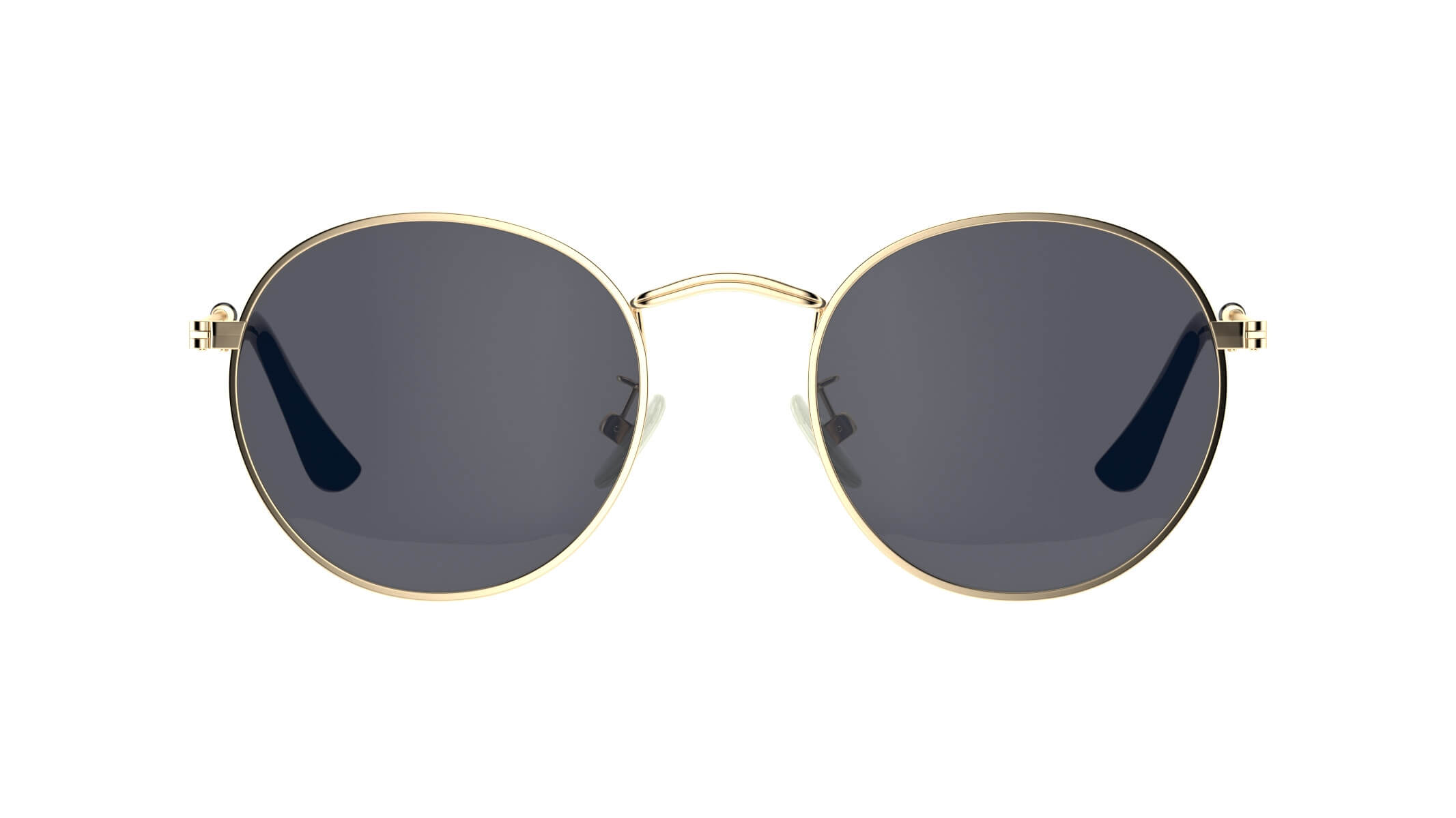 Round Polarized Sunglasses - 3D Model by frezzy