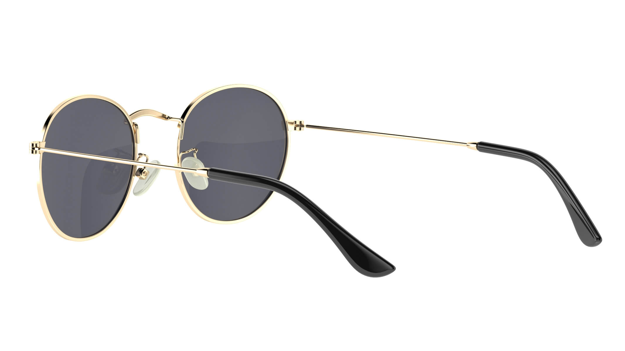 Round Polarized Sunglasses - 3D Model by frezzy