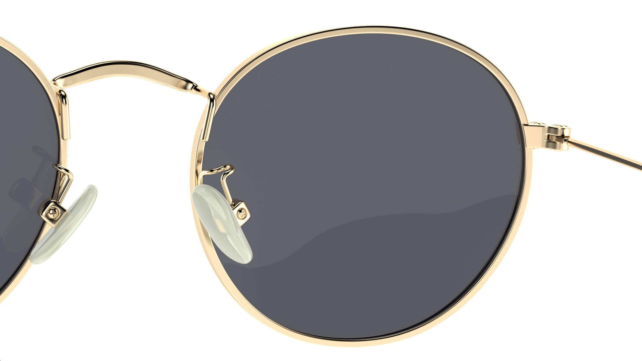 Round Polarized Sunglasses - 3D Model by frezzy