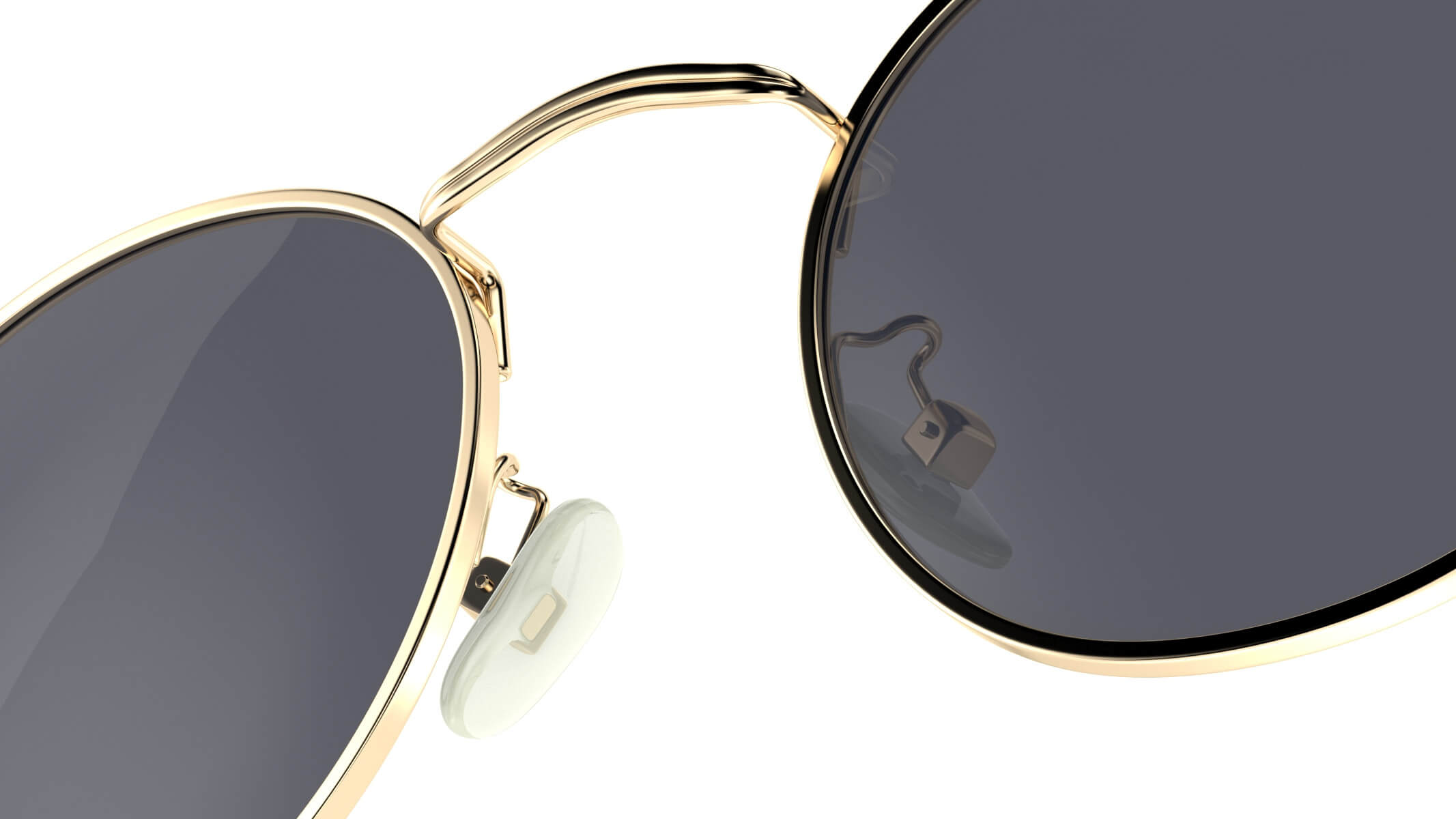 Round Polarized Sunglasses - 3D Model by frezzy