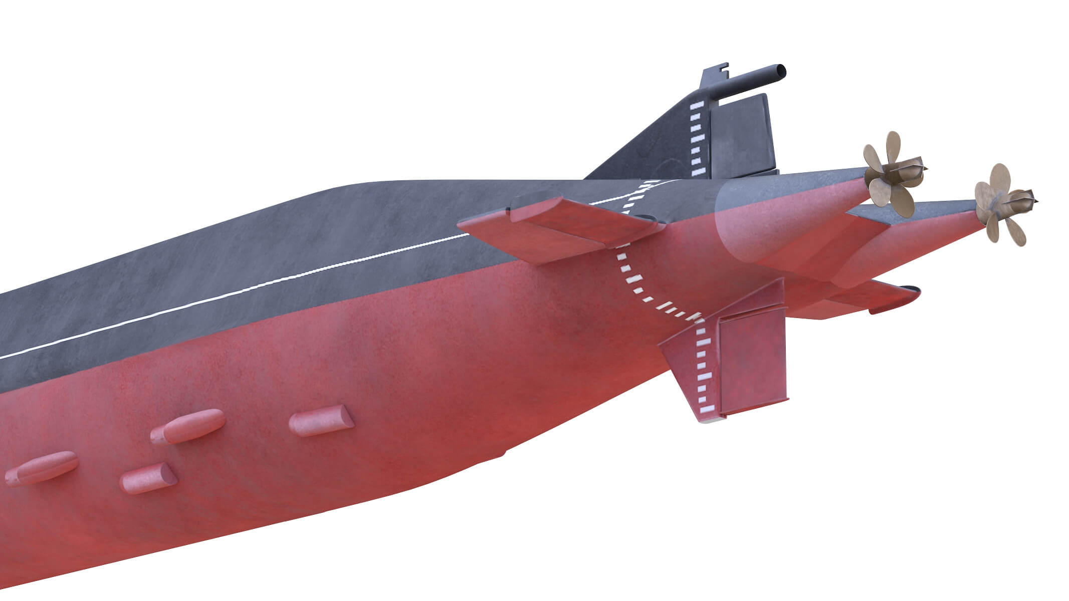 Russian Nuclear Strategic Submarine Delta IV Class - 3D Model by frezzy