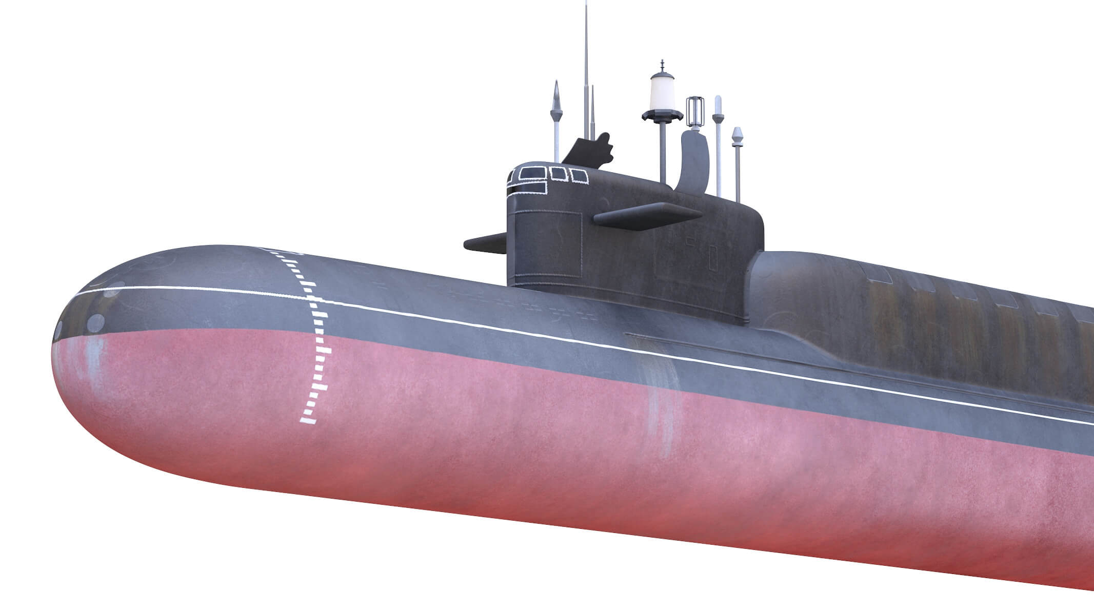 Russian Nuclear Strategic Submarine Delta IV Class - 3D Model by frezzy