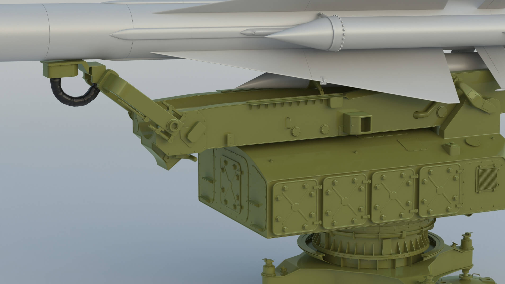 S-200 Missile 3D Model by frezzy