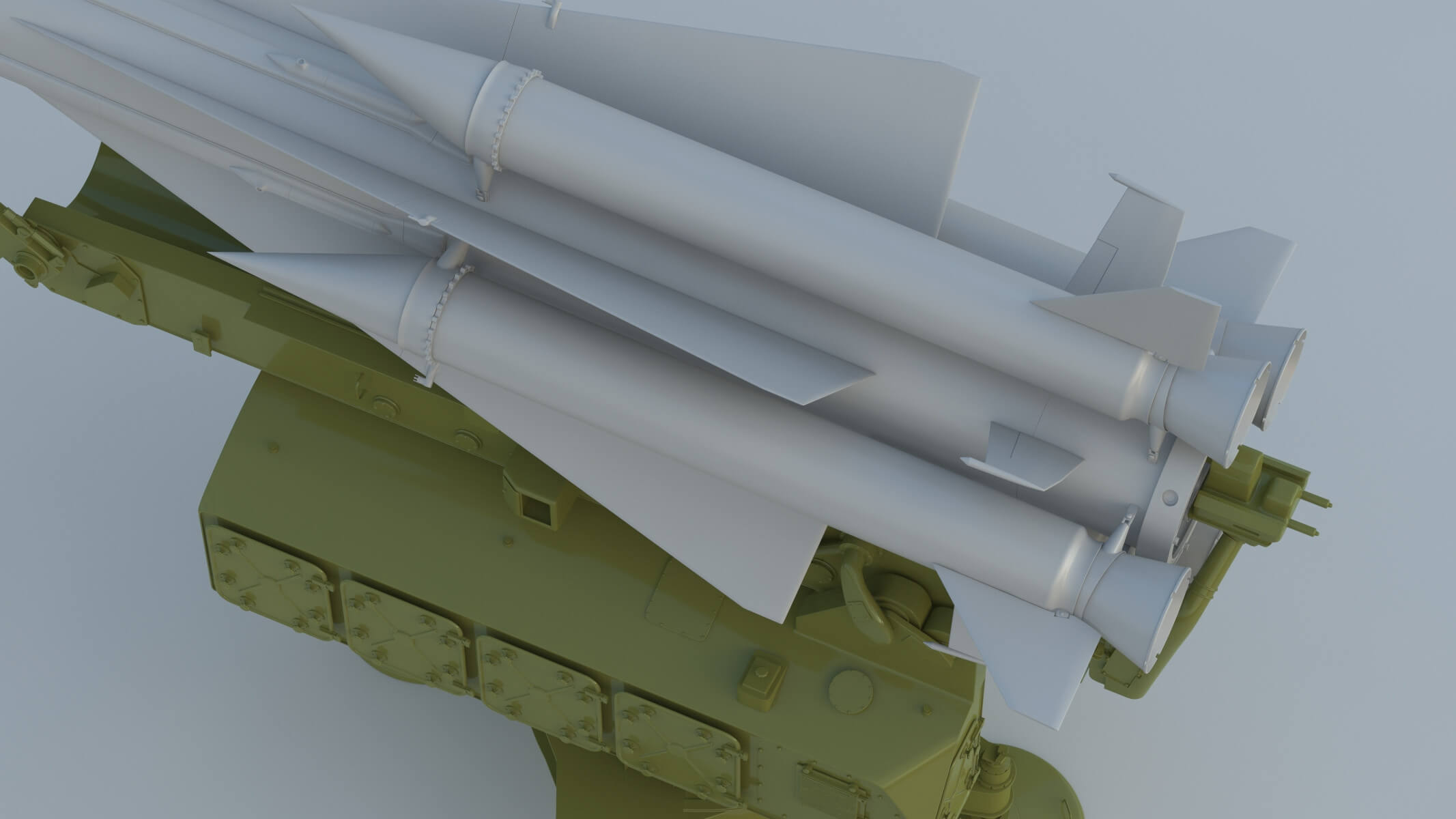 S-200 Missile 3D Model by frezzy