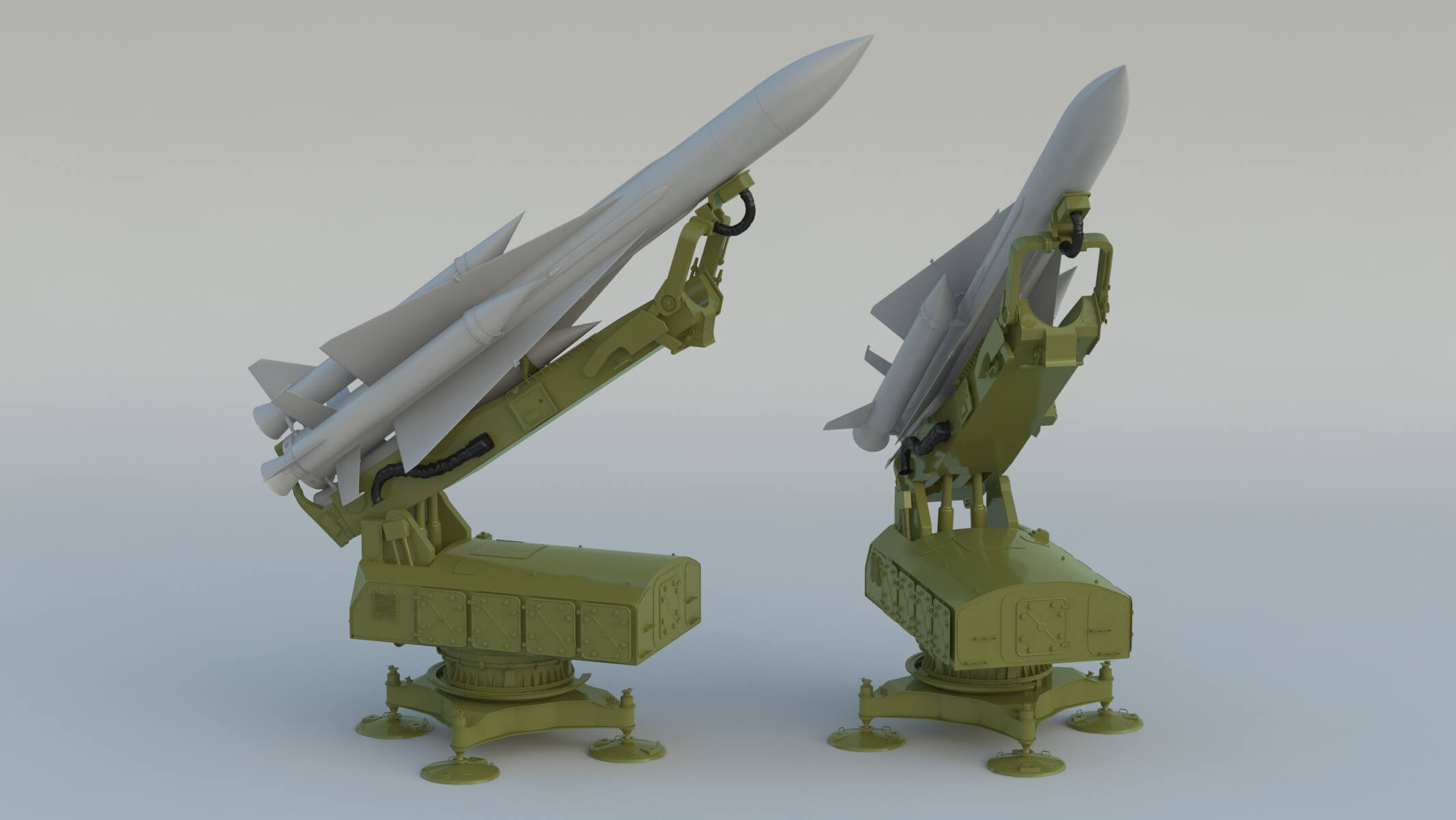 S-200 Missile 3D Model by frezzy