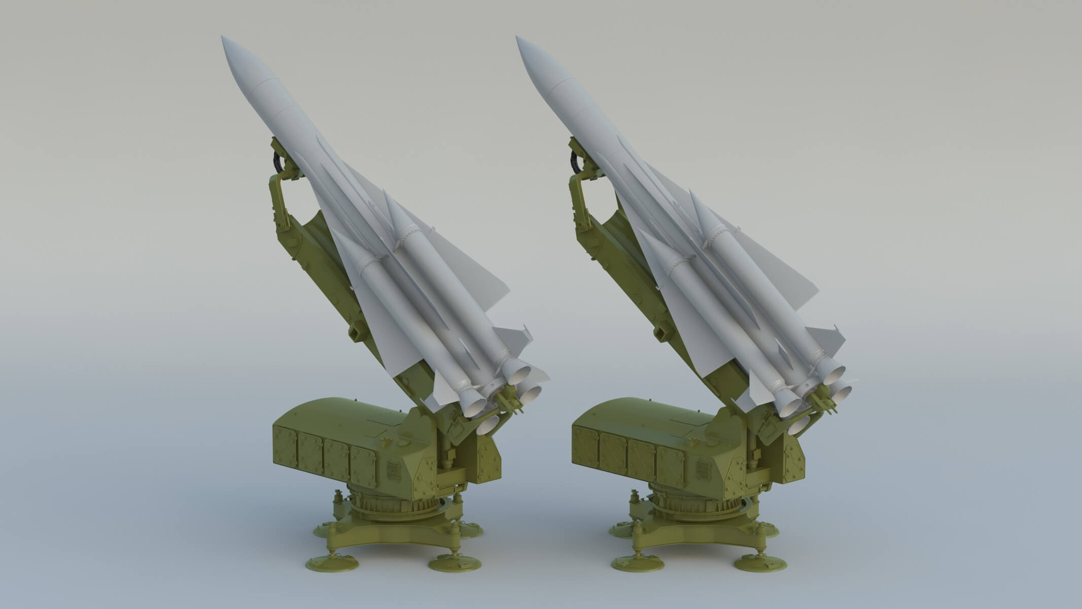 S-200 Missile 3D Model by frezzy