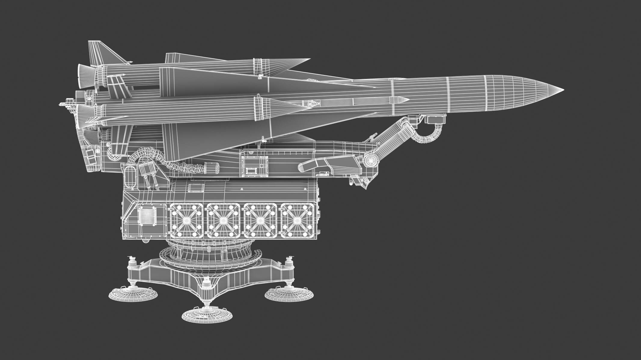 S-200 Missile 3D Model by frezzy