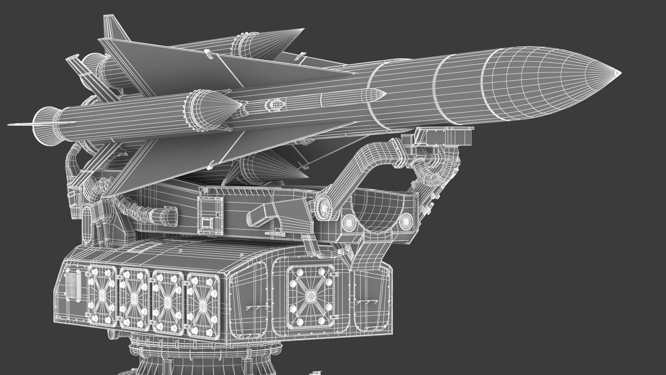 S-200 Missile 3D Model by frezzy