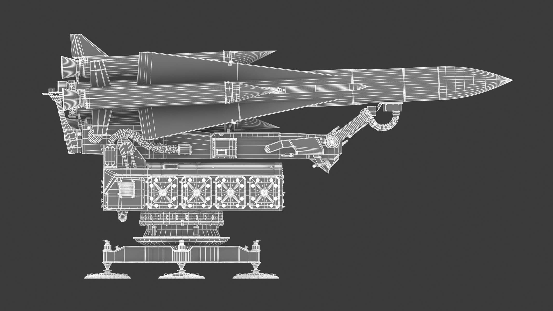 S-200 Missile 3D Model by frezzy