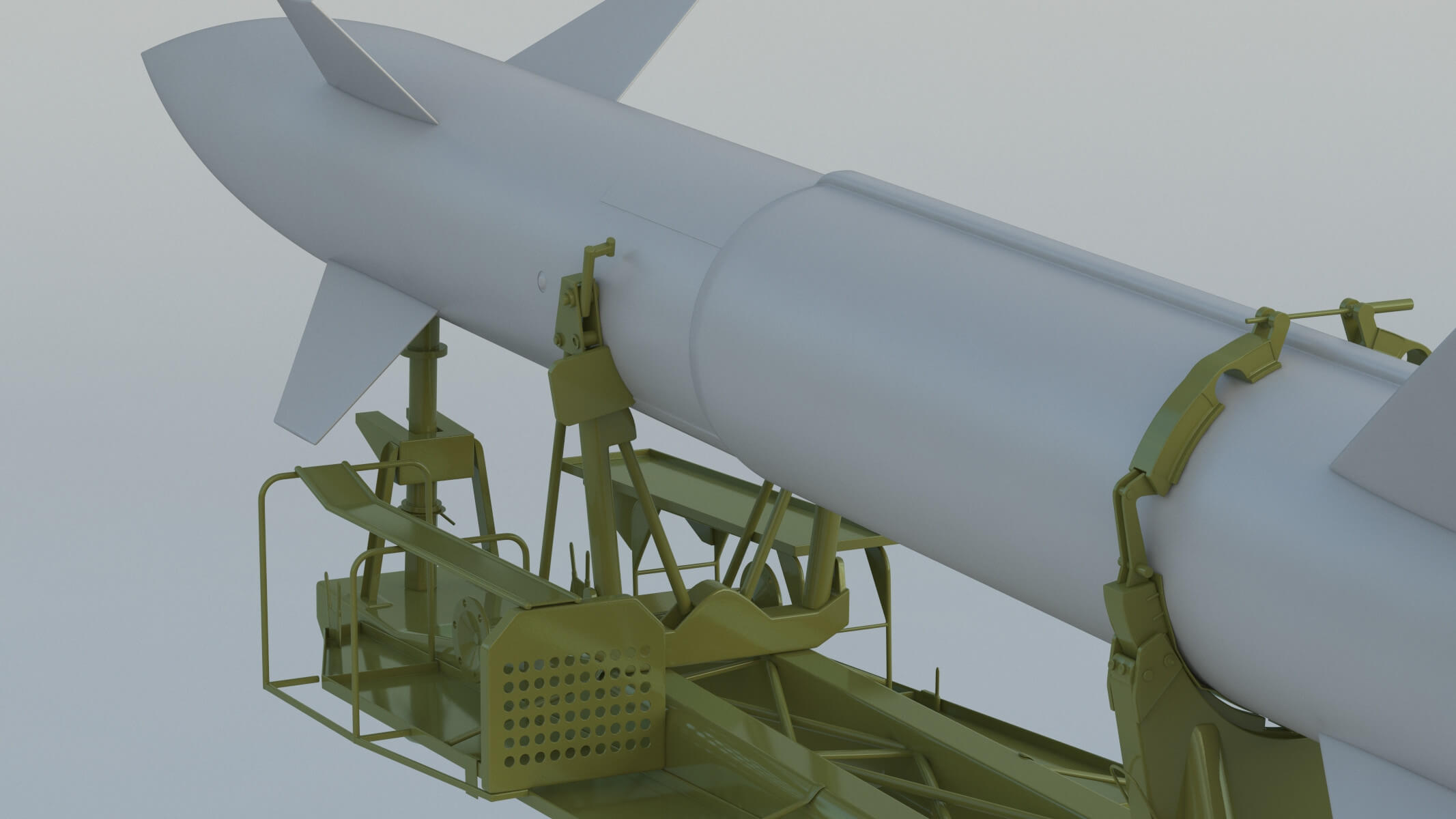 S-25 Berkut (SA-1 Guild) 3D Model by frezzy