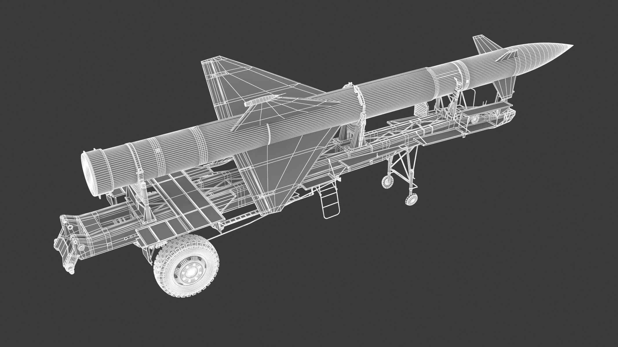 S-25 Berkut (SA-1 Guild) 3D Model by frezzy