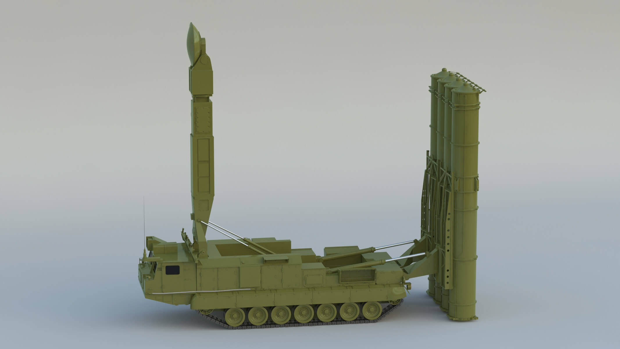 S-300VM Missile 3D Model by frezzy