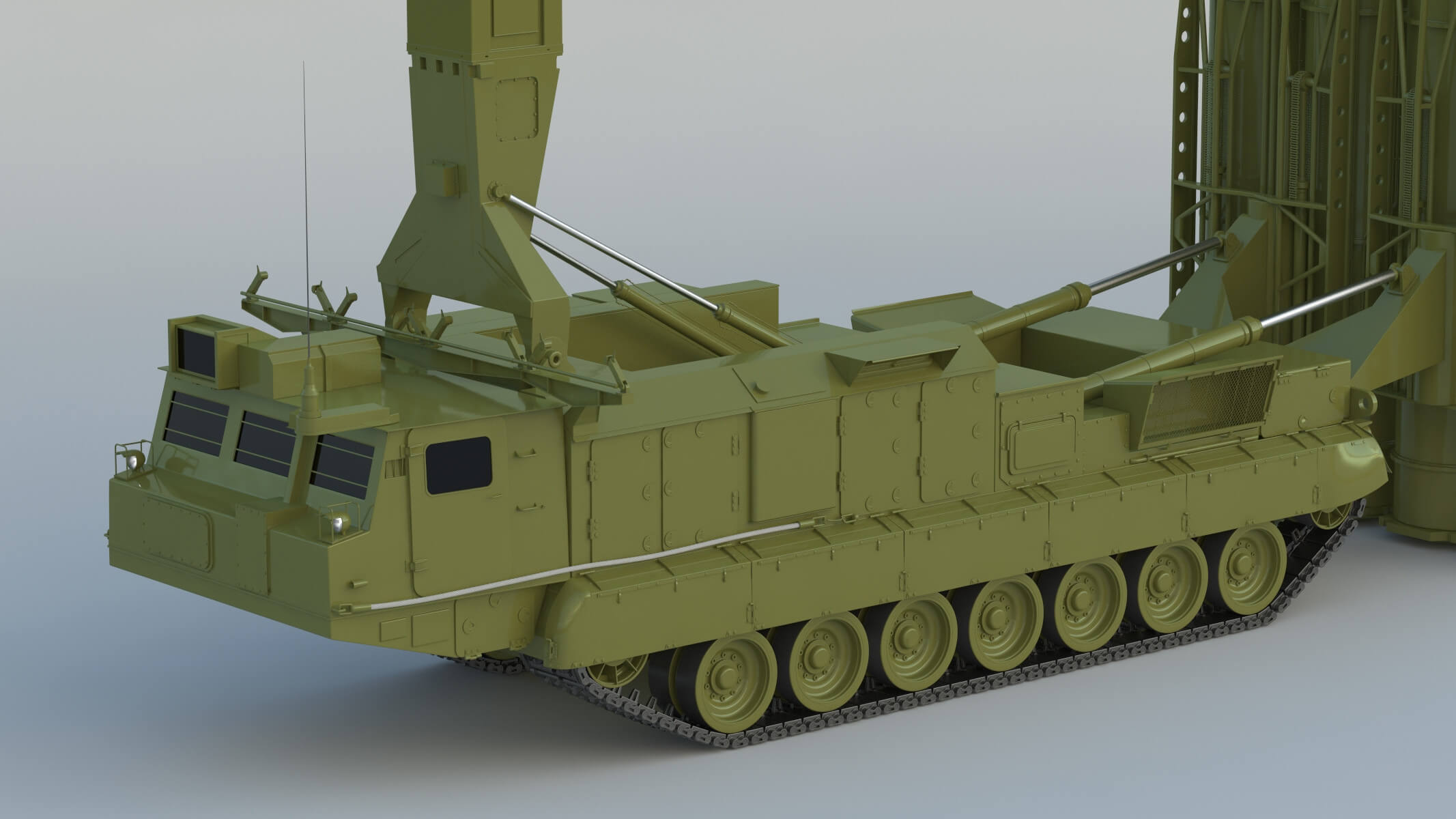 S-300VM Missile 3D Model by frezzy