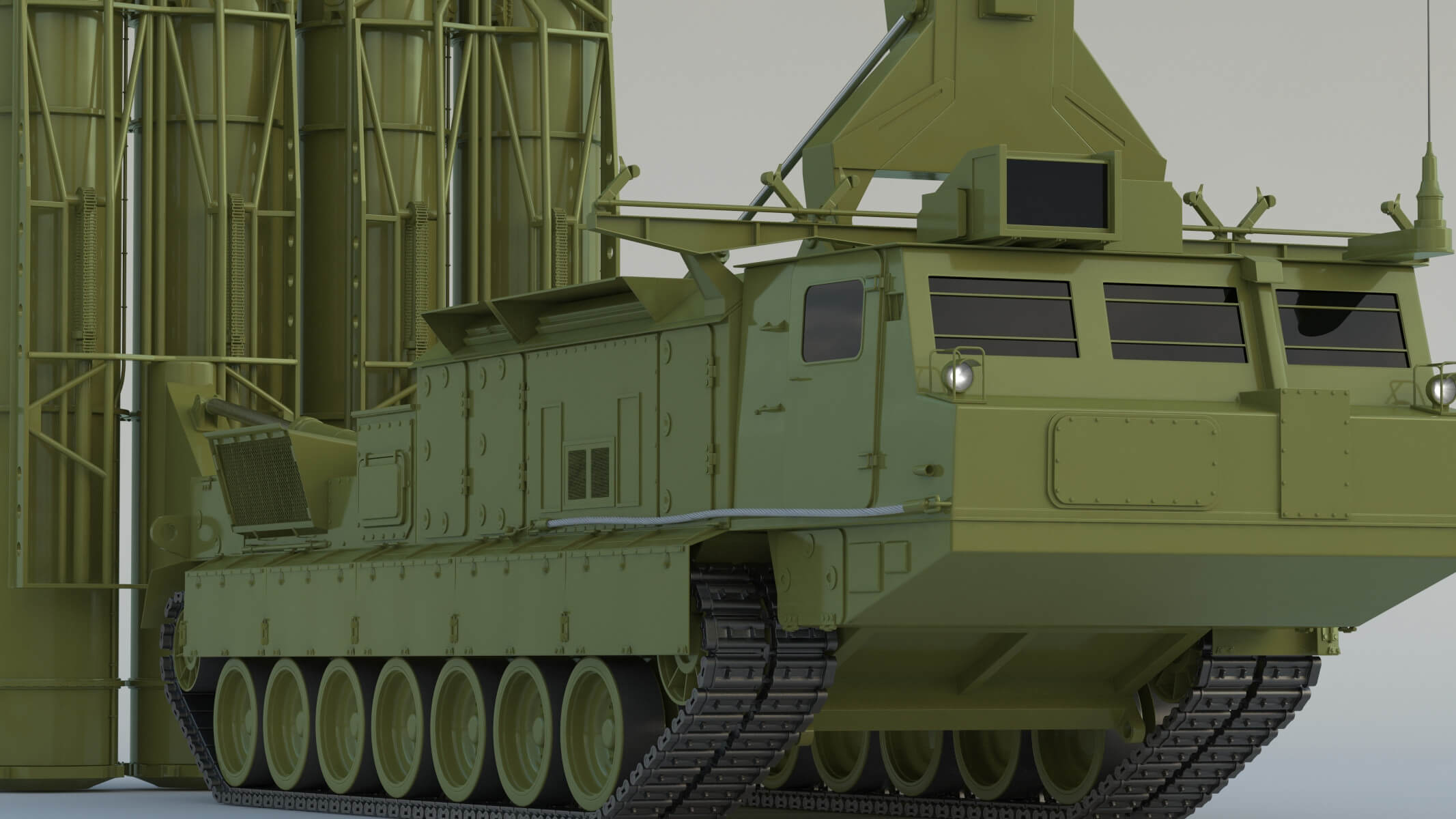 S-300VM Missile 3D Model by frezzy