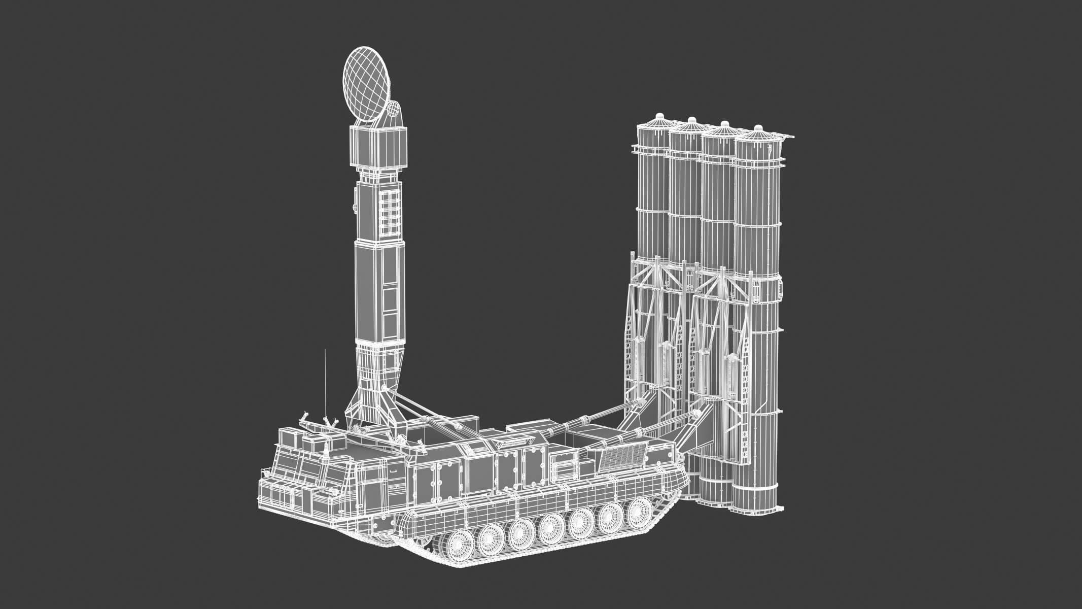 S-300VM Missile 3D Model by frezzy