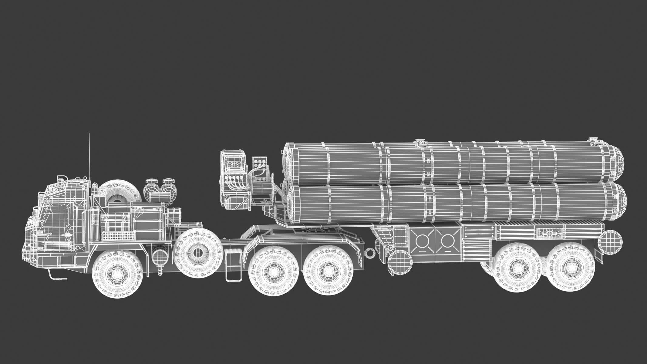 S-400 Triumf ( SA-21 ) 3D Model by frezzy