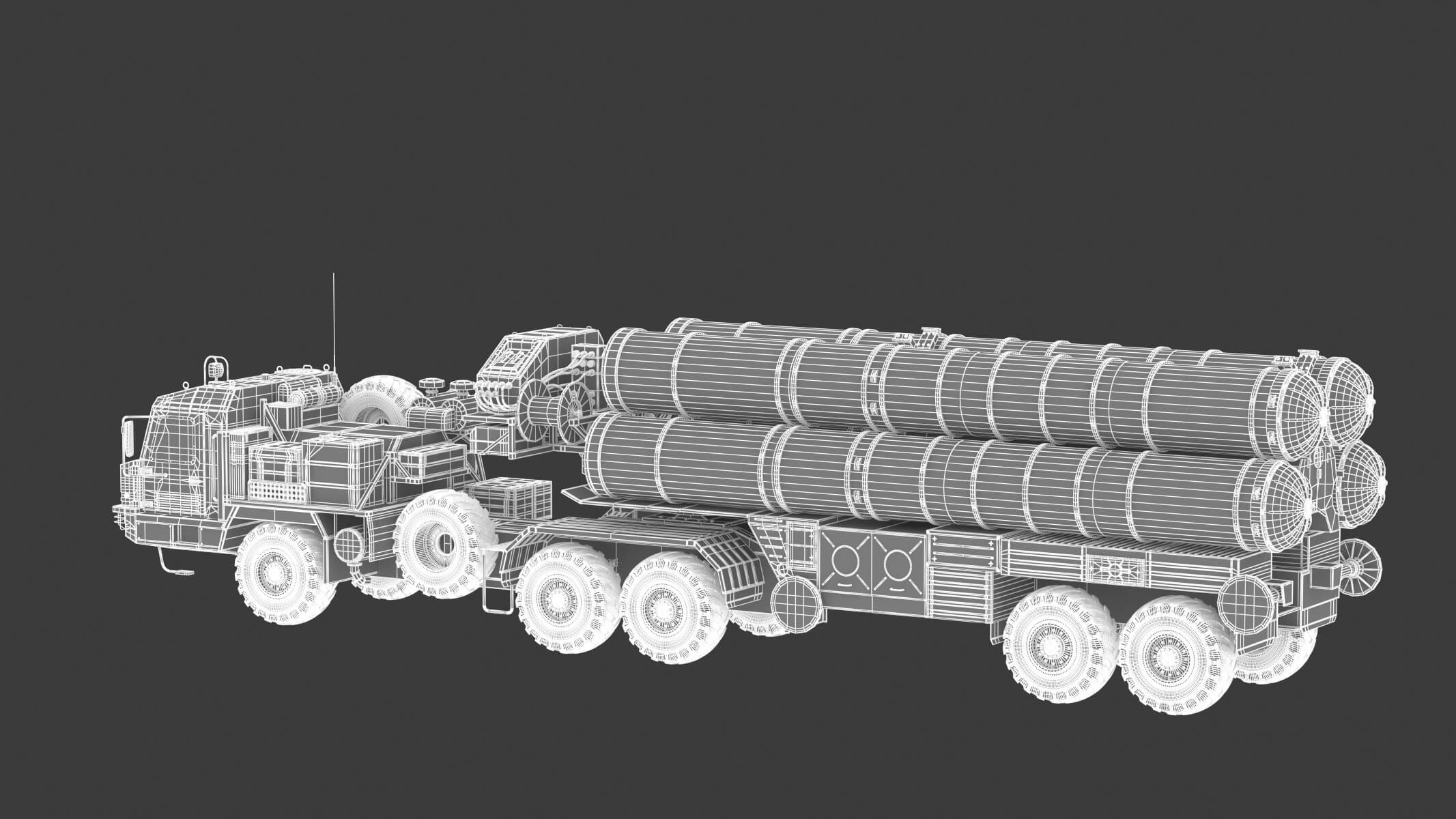 S-400 Triumf ( SA-21 ) 3D Model by frezzy