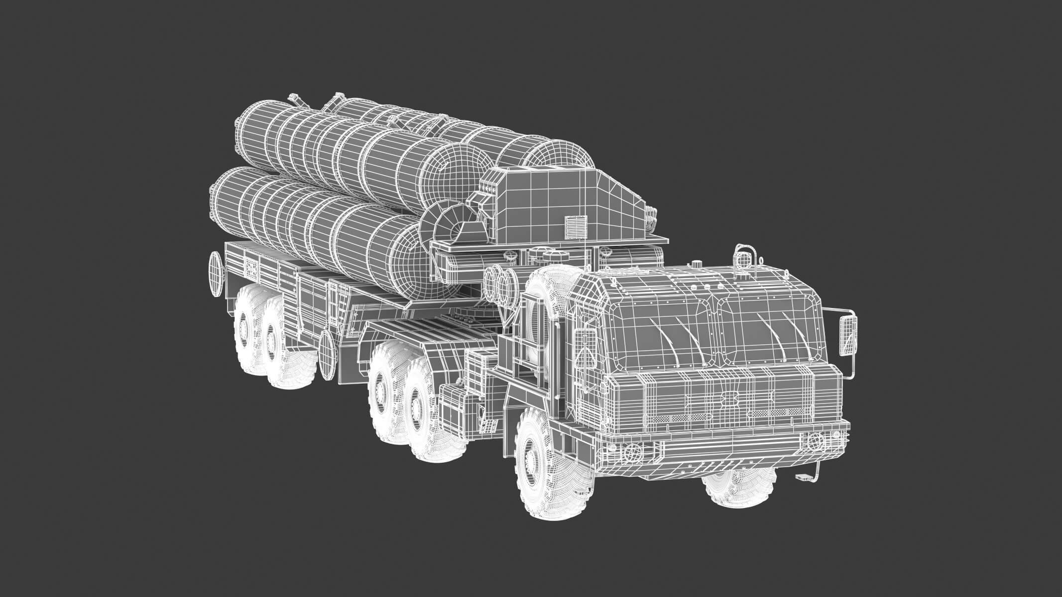 S-400 Triumf ( SA-21 ) 3D Model by frezzy