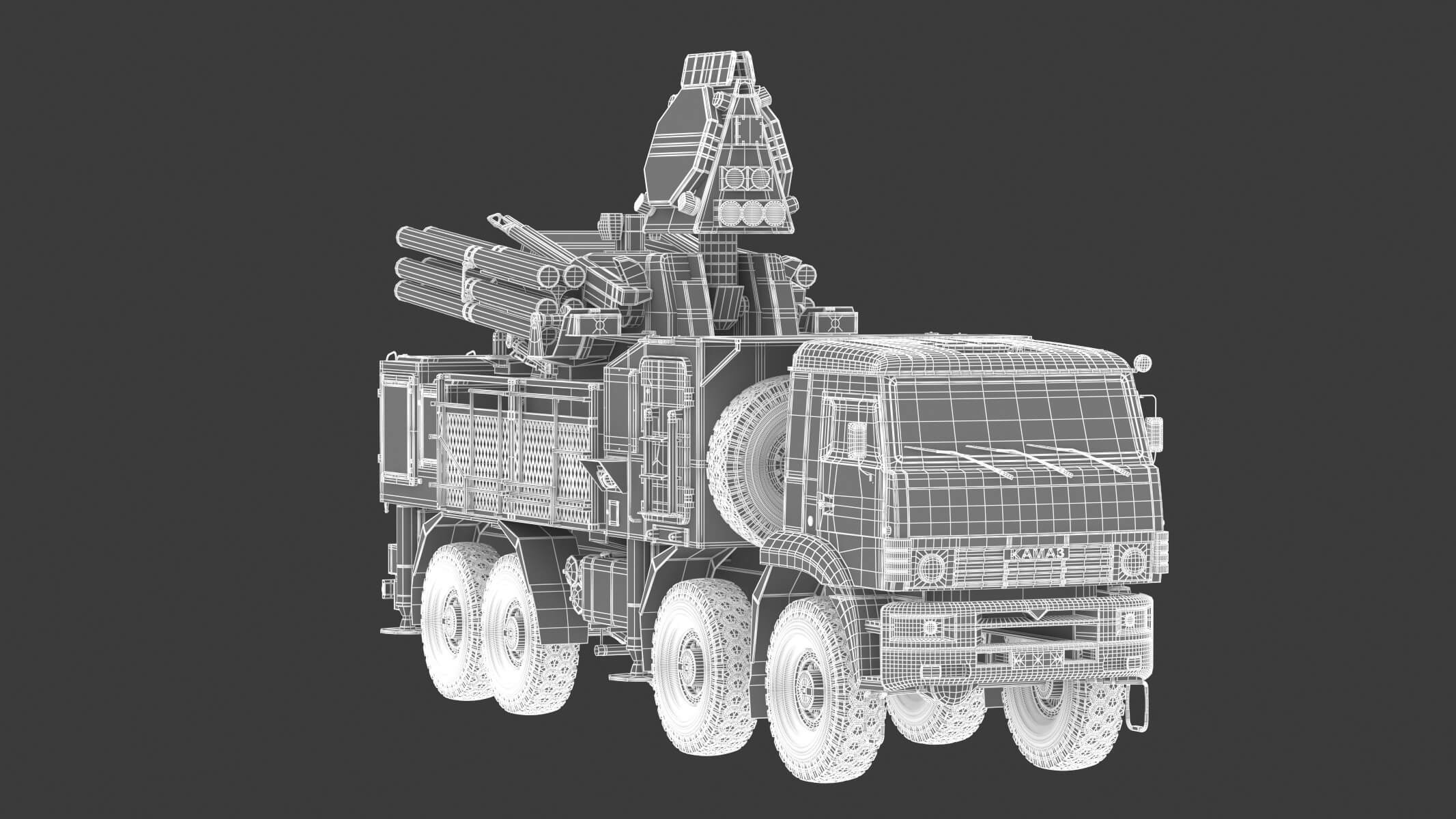 SA 22 Pantsir S1 - 3D Model by frezzy